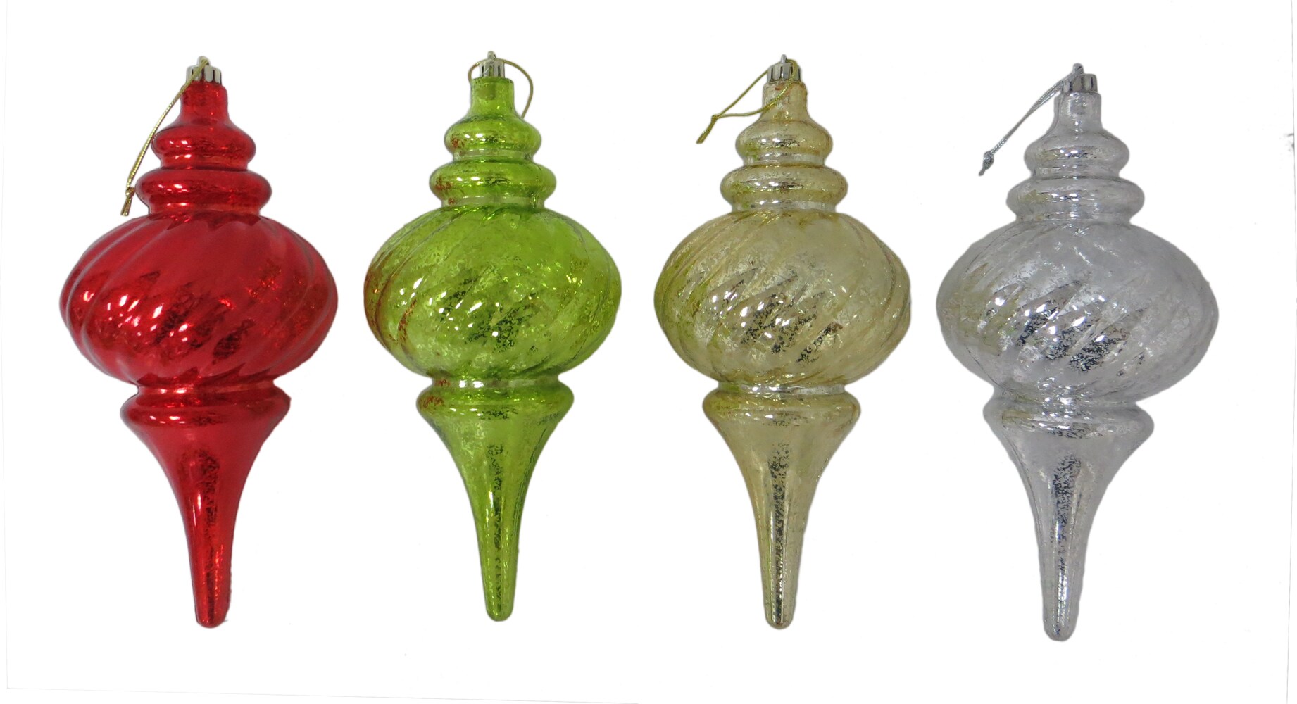 Holiday Living Multiple colors/finishes Ball Jumbo Outdoor Shatterproof ...