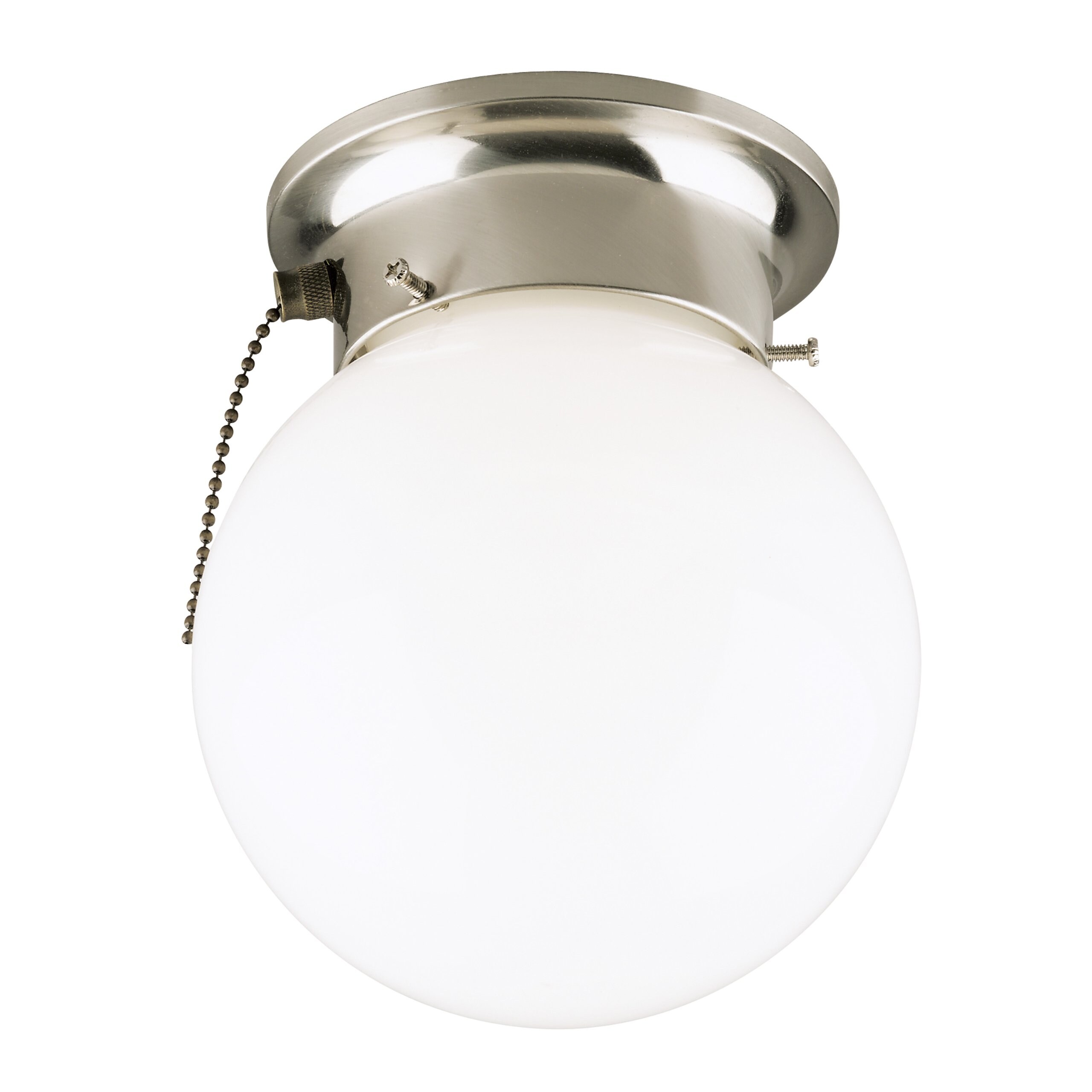 Westinghouse ICL9BNW One-Light Flush-Mount Ceiling Fixture Brushed ...