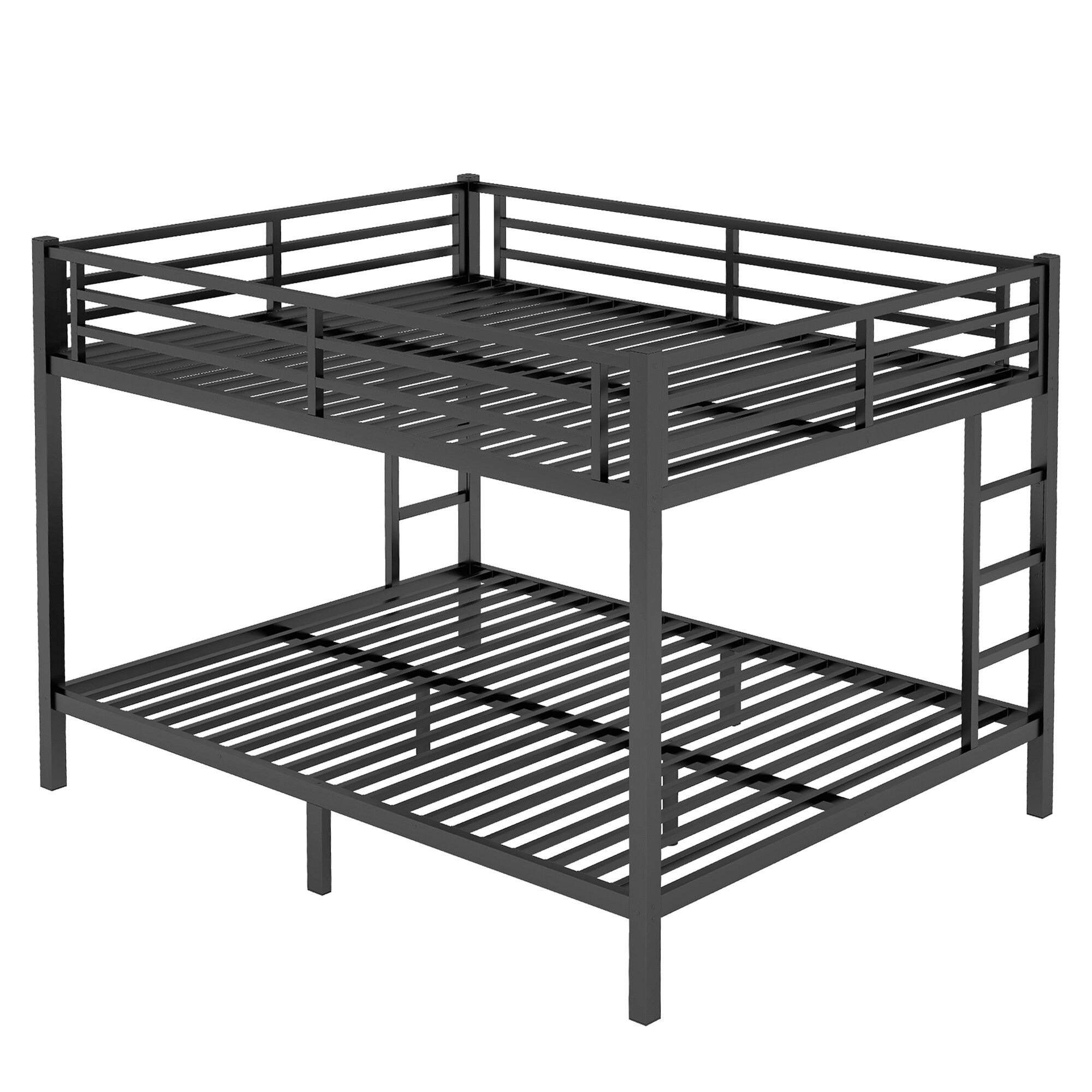 GDFStudio Metal Queen over Queen Bunk Bed for Teens and Adults Space ...