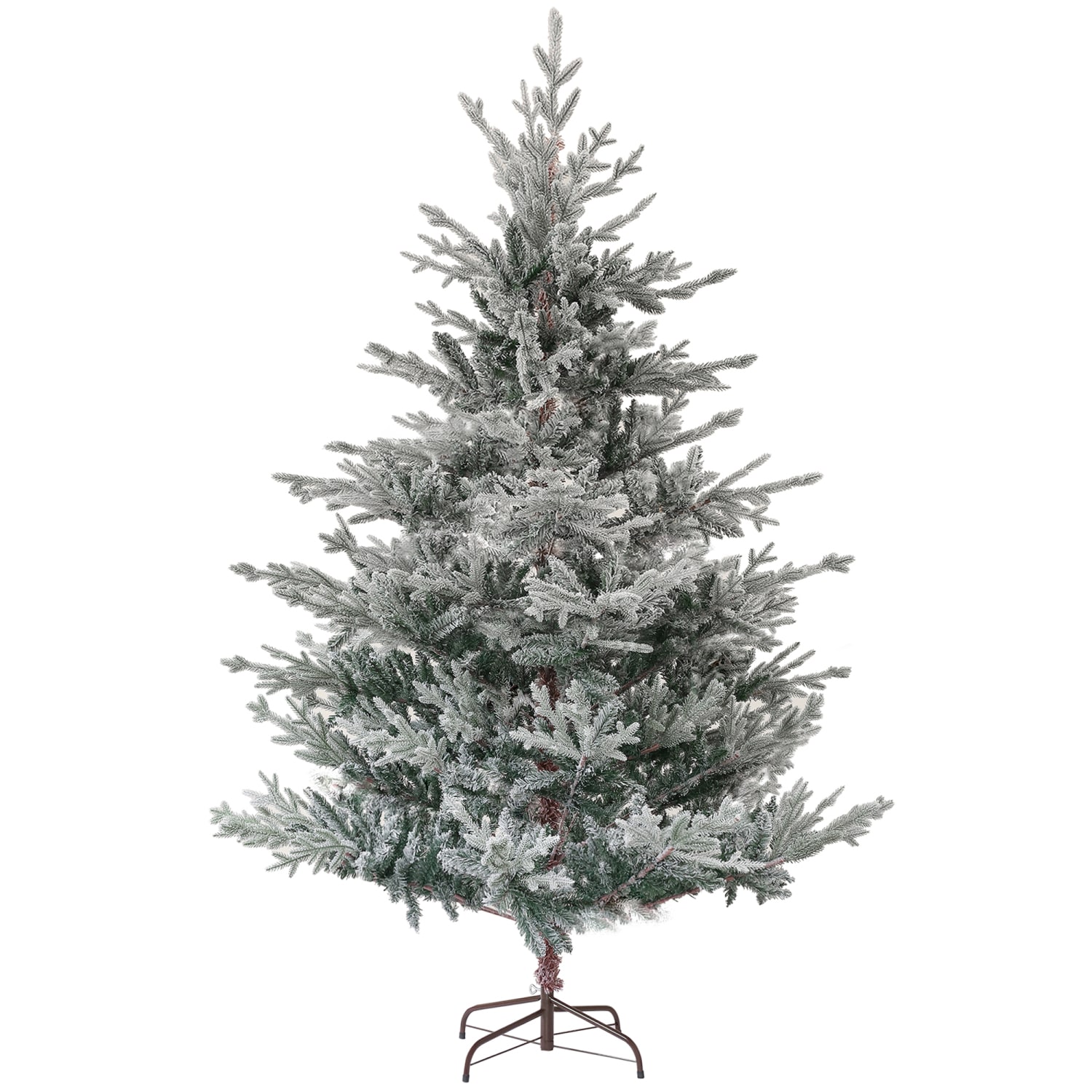Streamdale Furniture Streamdale 6ft Snow Flocked Nordic Pine Artificial ...