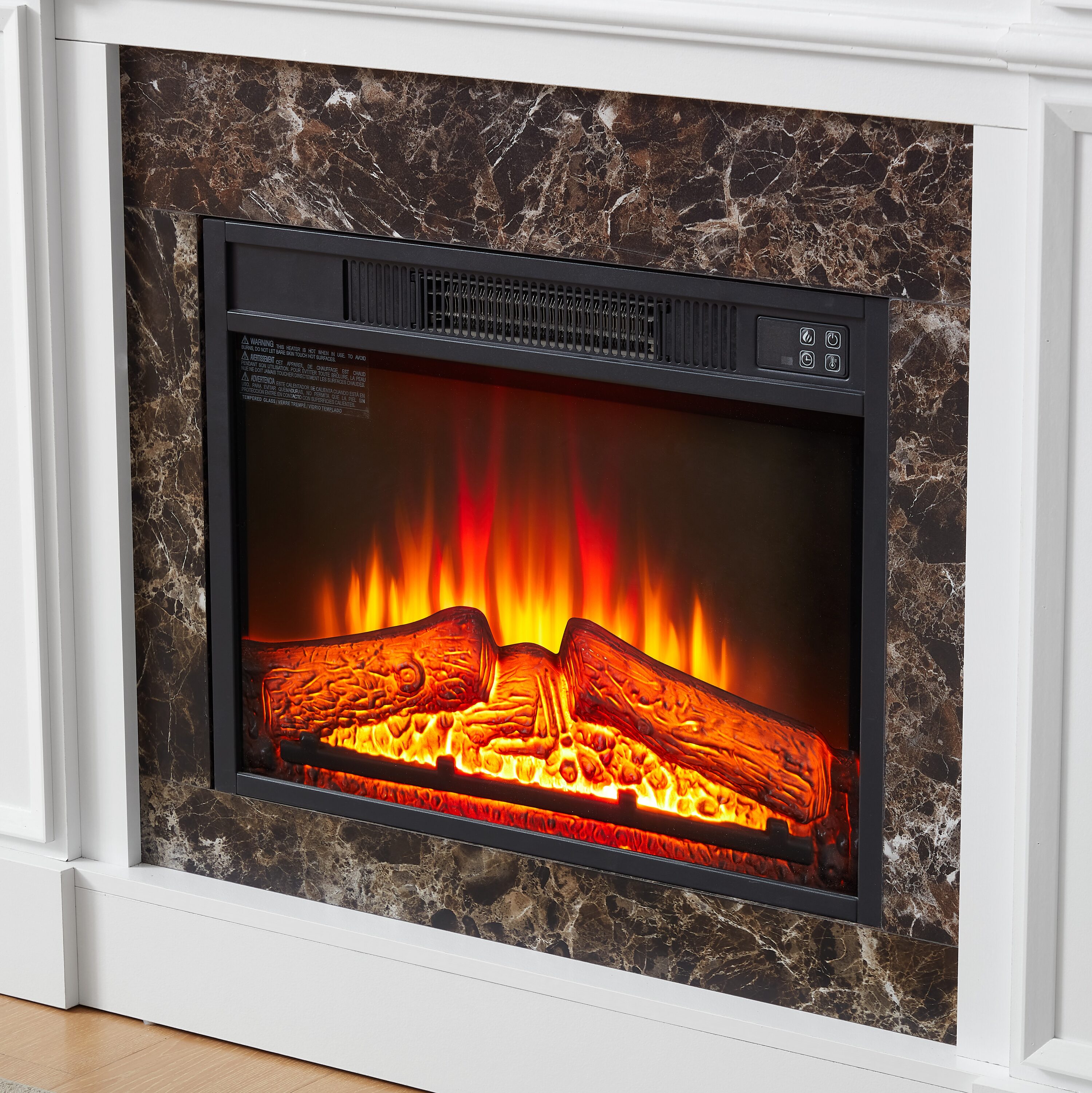 Tatayosi Electric Fireplace with Mantel Fireplace Mantel Fireplace ...