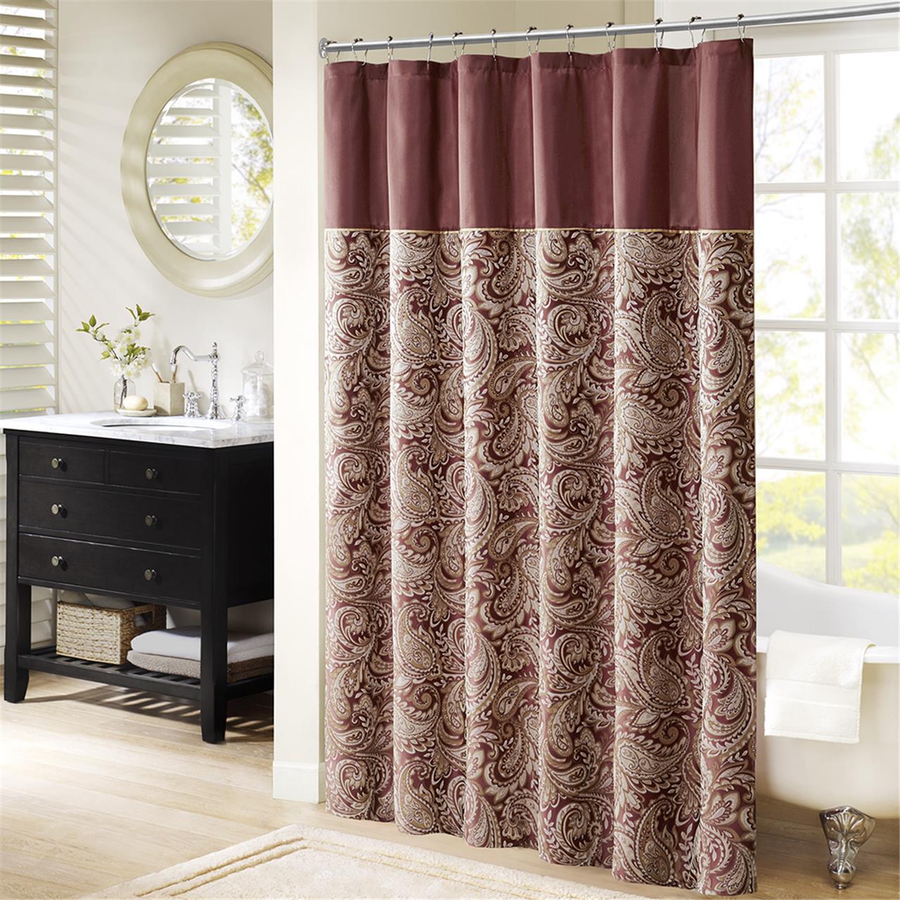 Tinyhomie Jacquard Shower Curtain in the Shower Curtains & Liners ...