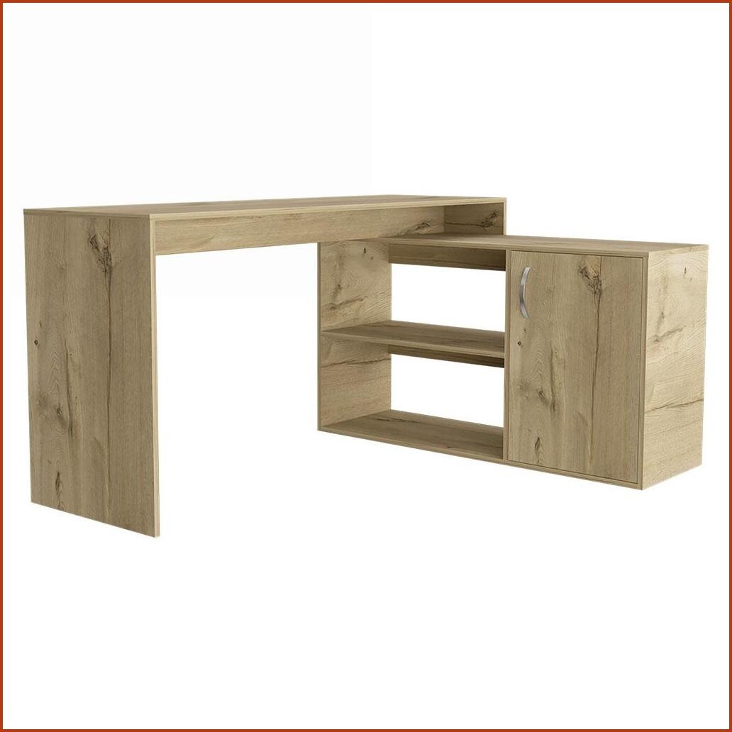 SunJet Desks Modern LShaped Computer Desk with 59 Work Surface Open ...