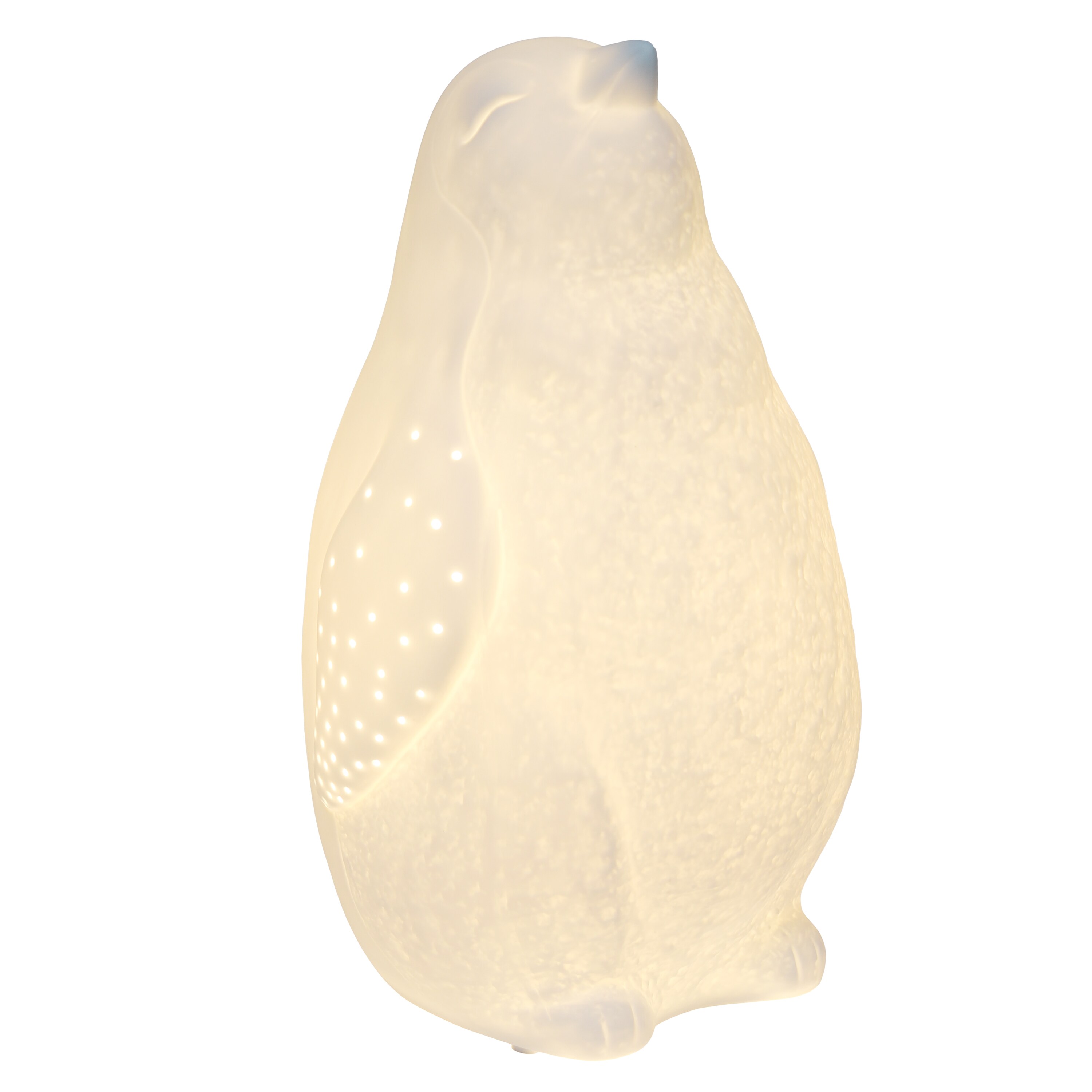 Simple Designs 10.23-inch Frosty Friend Cute Porcelain Penguin Table ...