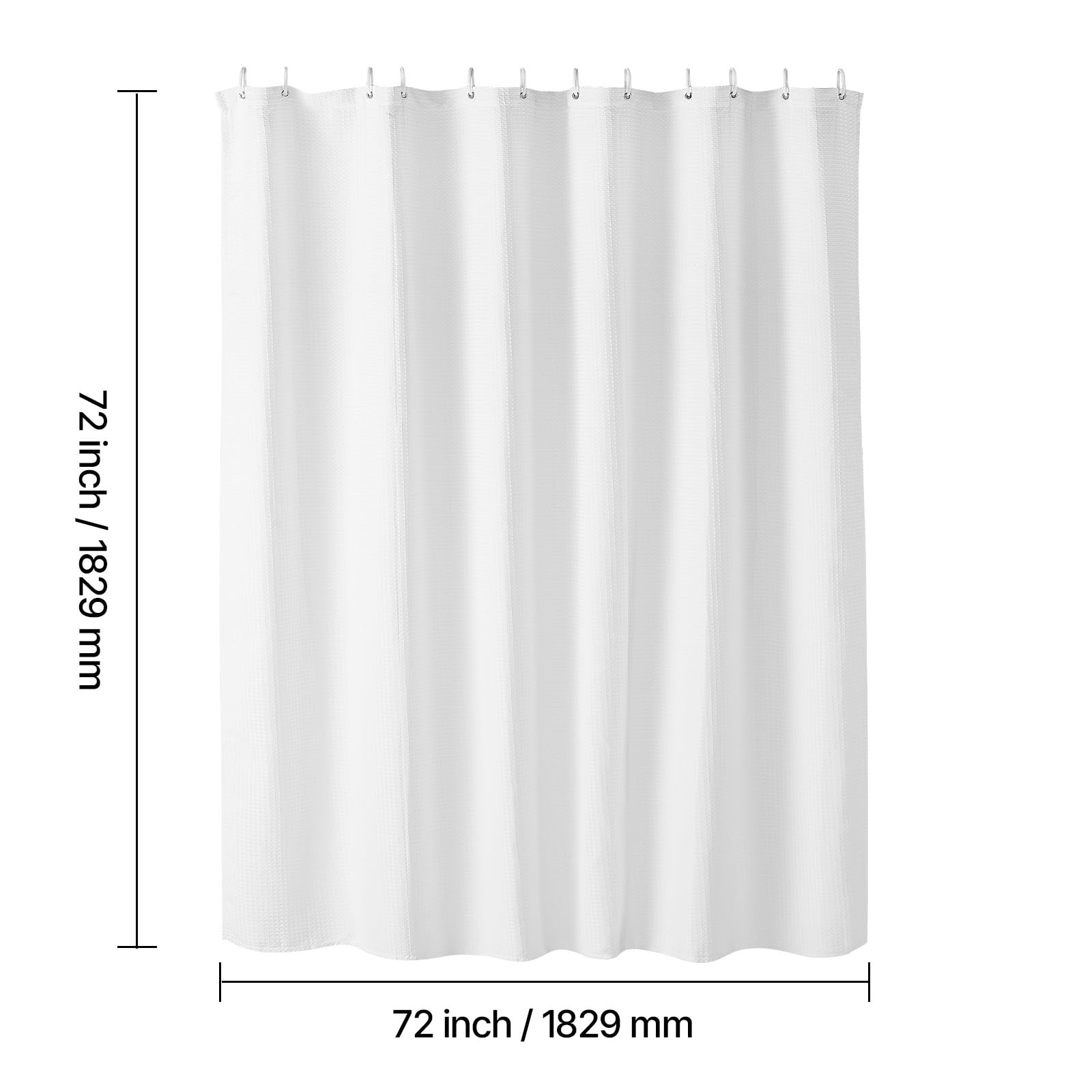 10-Inch-Wide Shower Curtains & Liners at Lowes.com