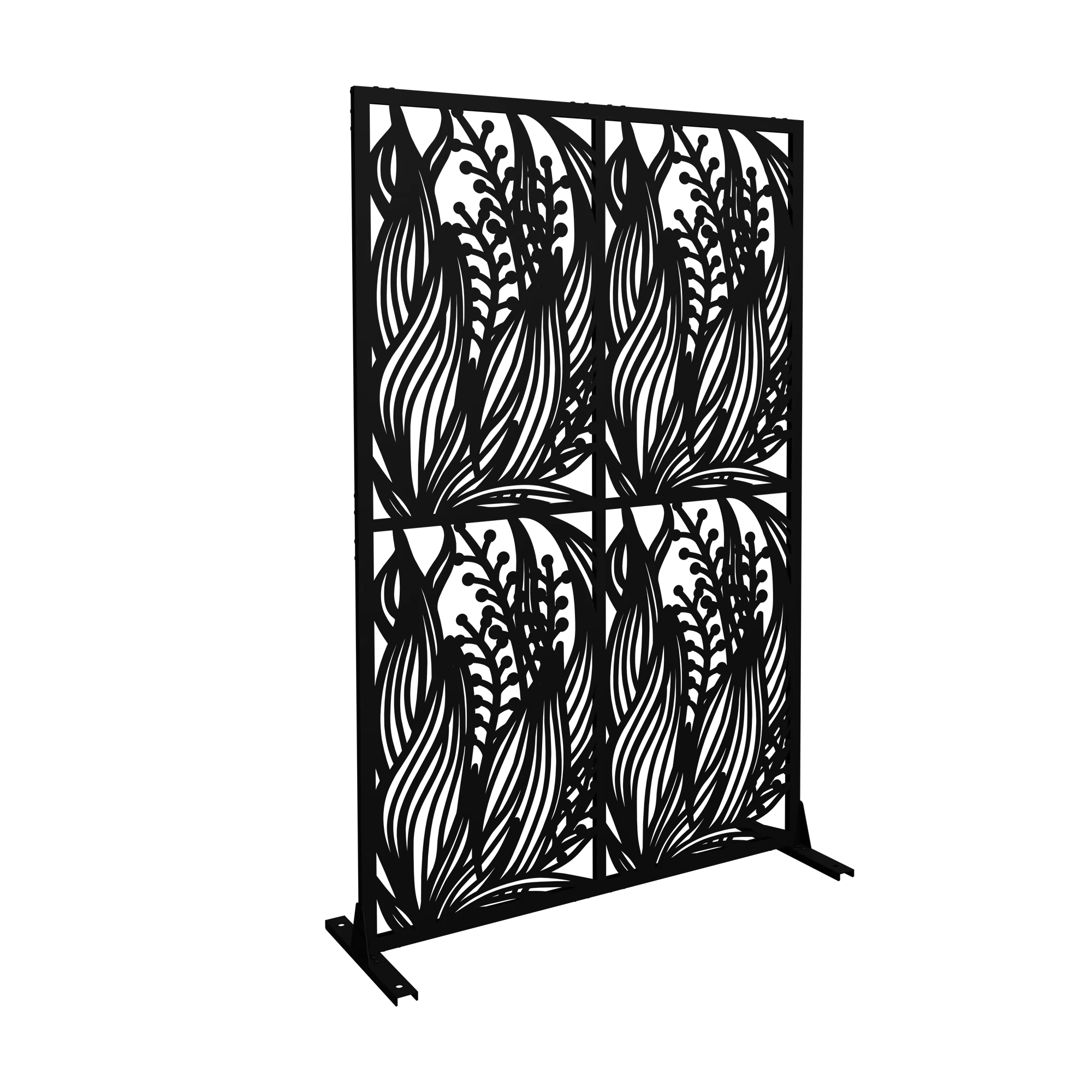 Black Leaf Garden Trellises at Lowes.com