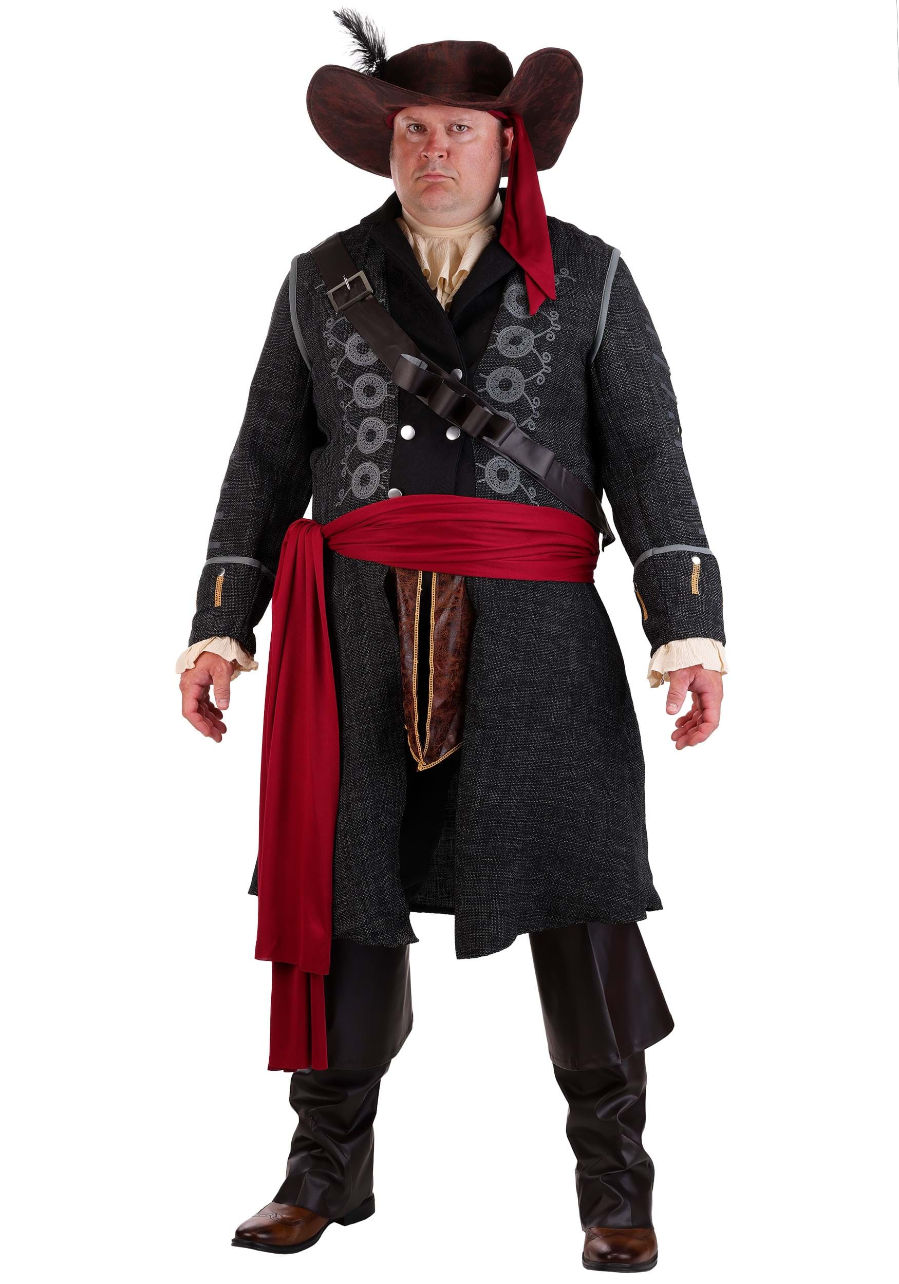 HalloweenCostumes.com FUN Costumes Plus Size Men's Blackbeard Costume ...