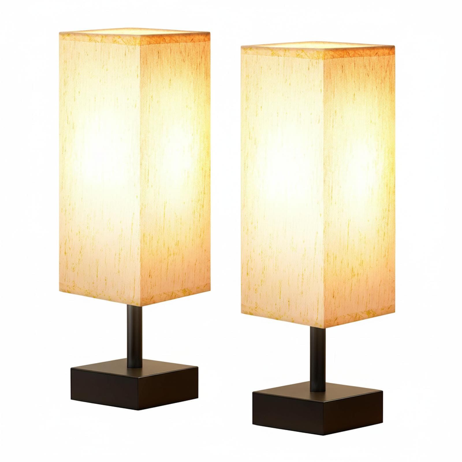 OMOMMD Minimalist Table Lamp Set Bedside Desk Lamps for Bedroom Dorm ...