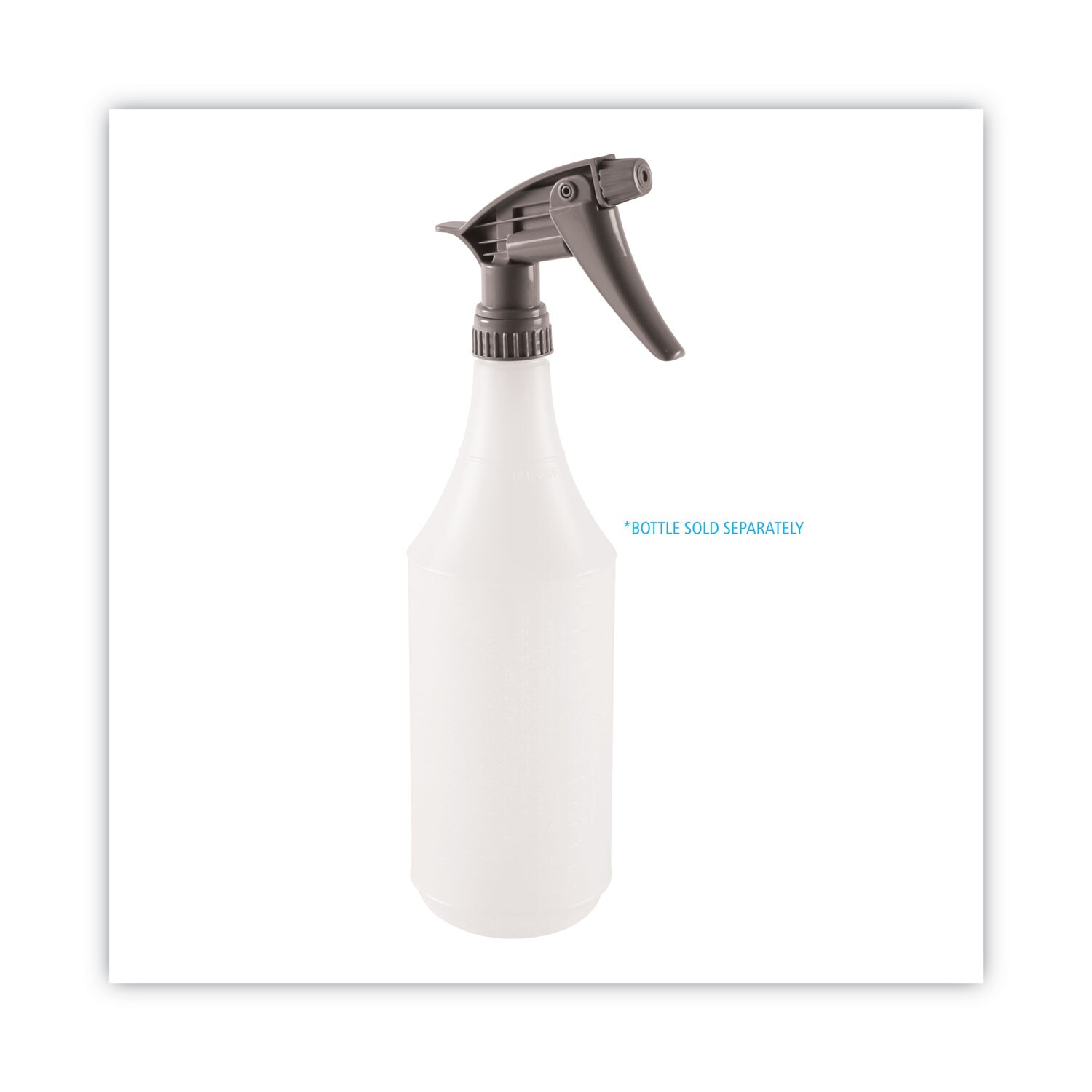 Boardwalk Chemical Resistant Trigger Sprayer 320CR 9.5 Tube Gray 24 per ...