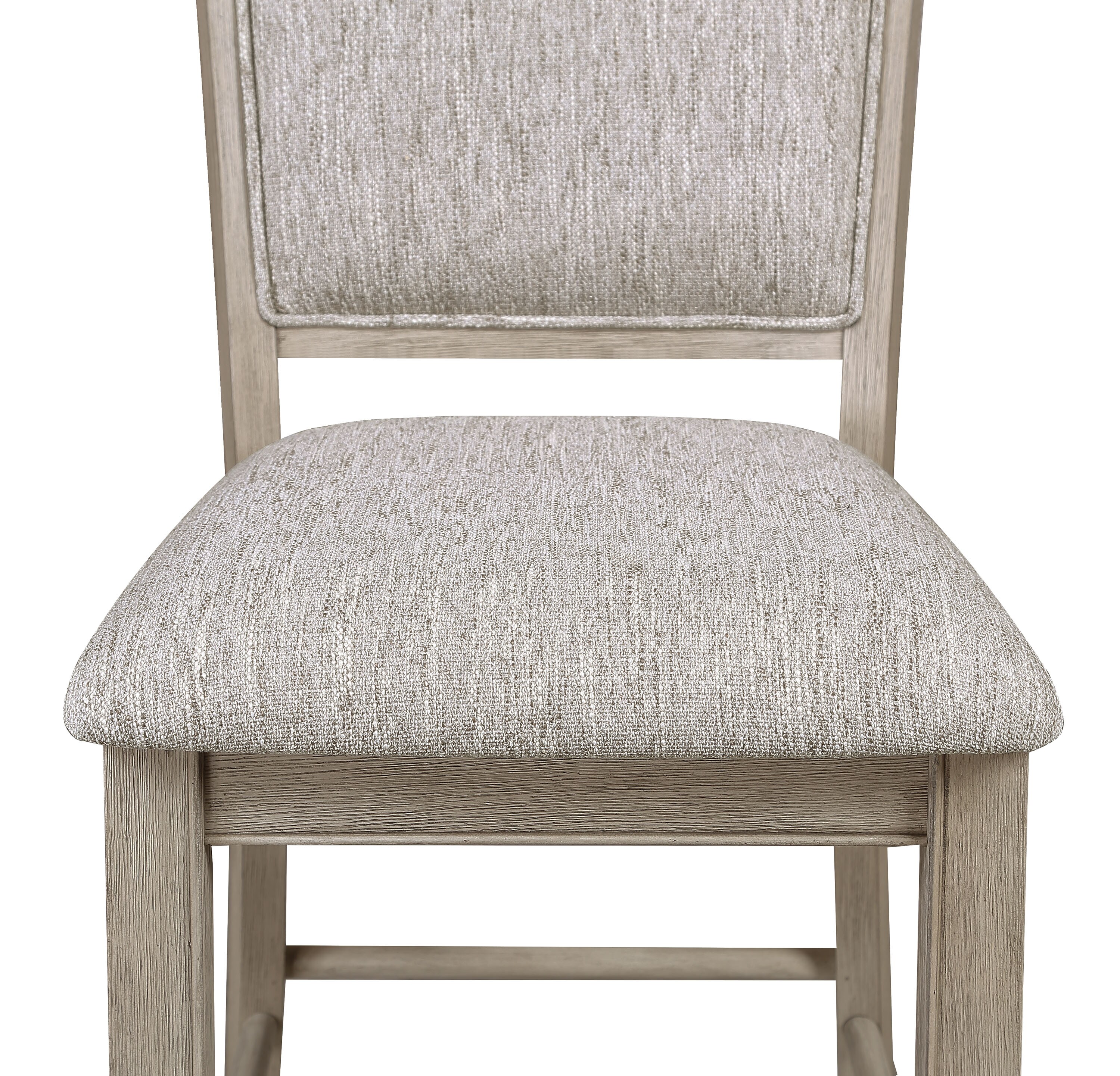 Blisstyle Farmhouse Style 2pc Tan Beige Gray Finish Counter Height ...
