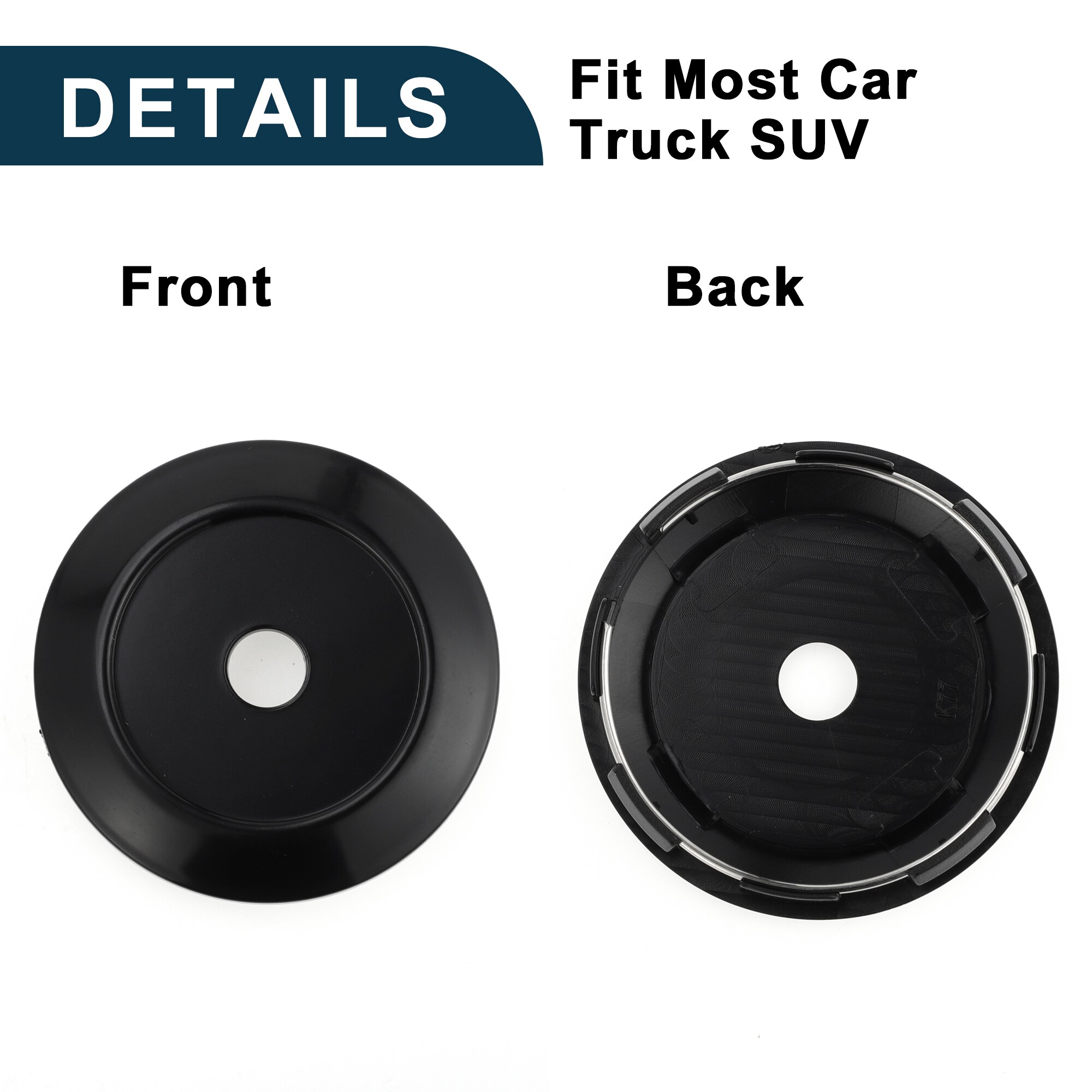 Unique Bargains Car Wheel Center Hub Cap Rim Cover Hub Caps 77mm 3 ...