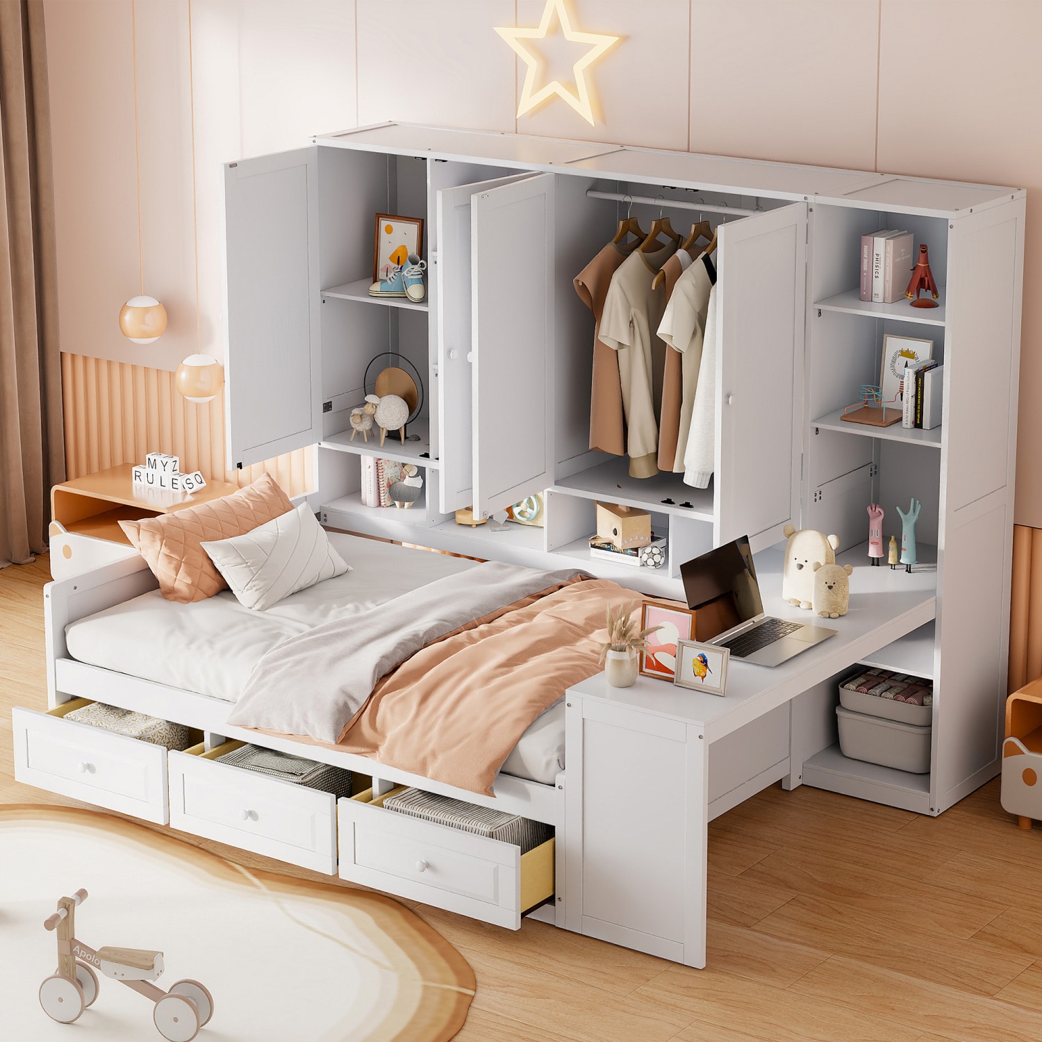 Streamdale Furniture Daybed with Drawers and All-in-One Cabinet in the ...