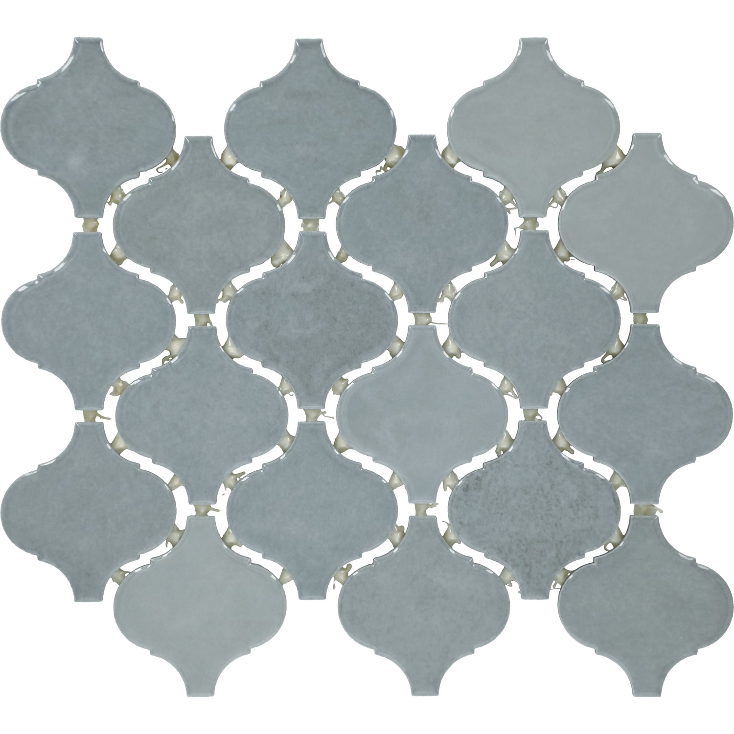 Daltile Handcrafted Artistry Tea Party 11-in x 12-in Glossy Ceramic ...