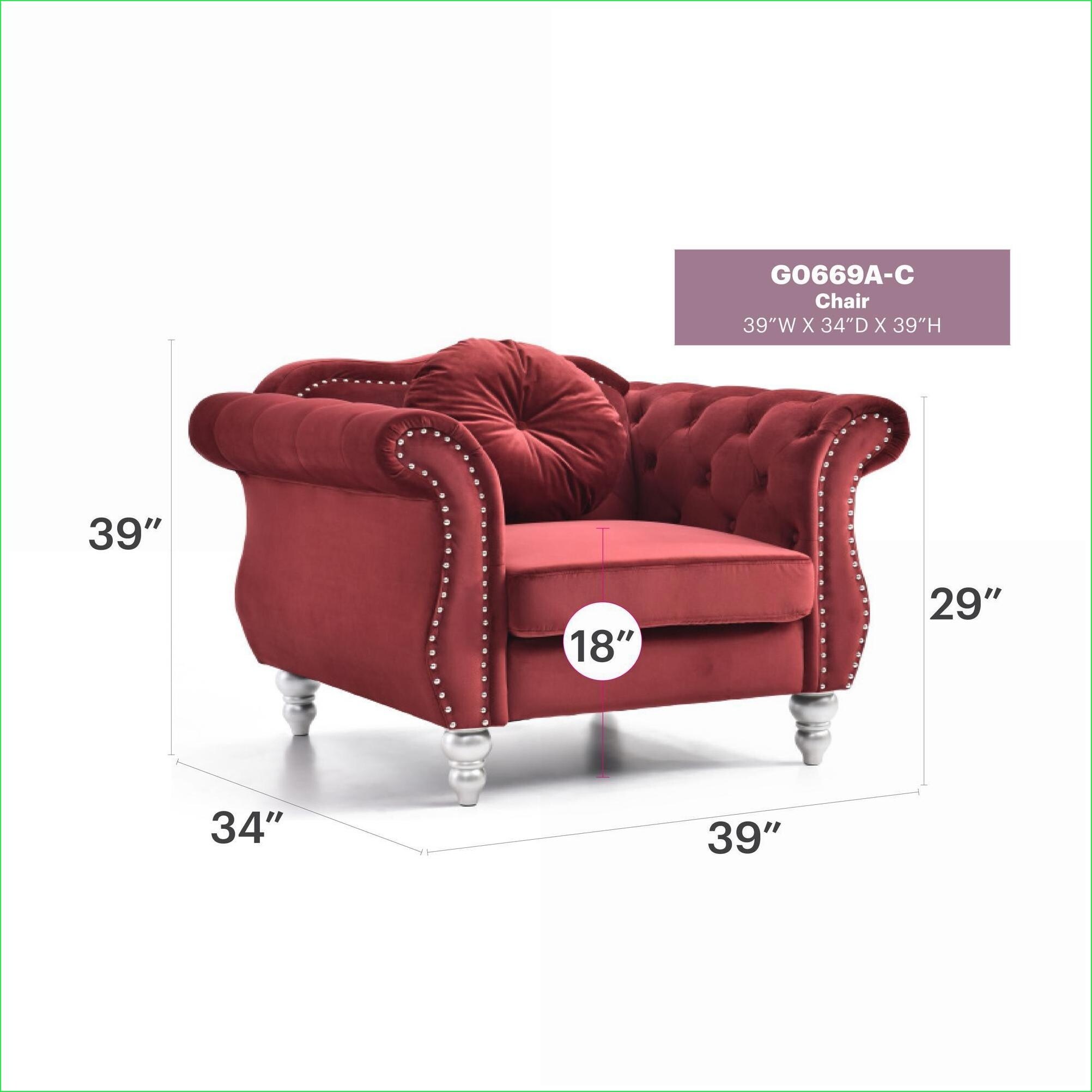 Watnature Charming Transitional Flared Arm Accent Chair Upholstered ...
