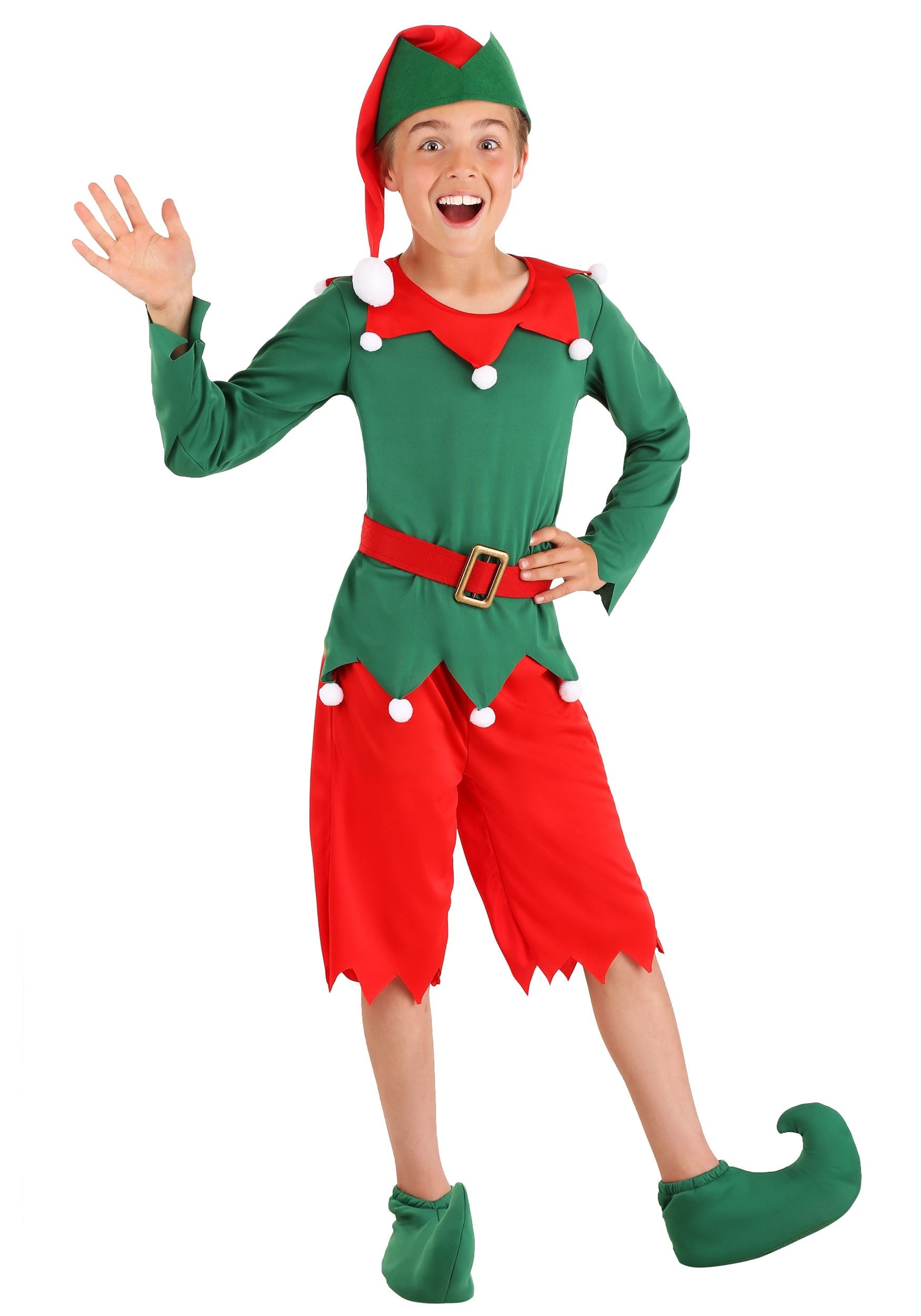 HalloweenCostumes.com FUN Costumes Boy's Santa's Helper Costume Boy's ...