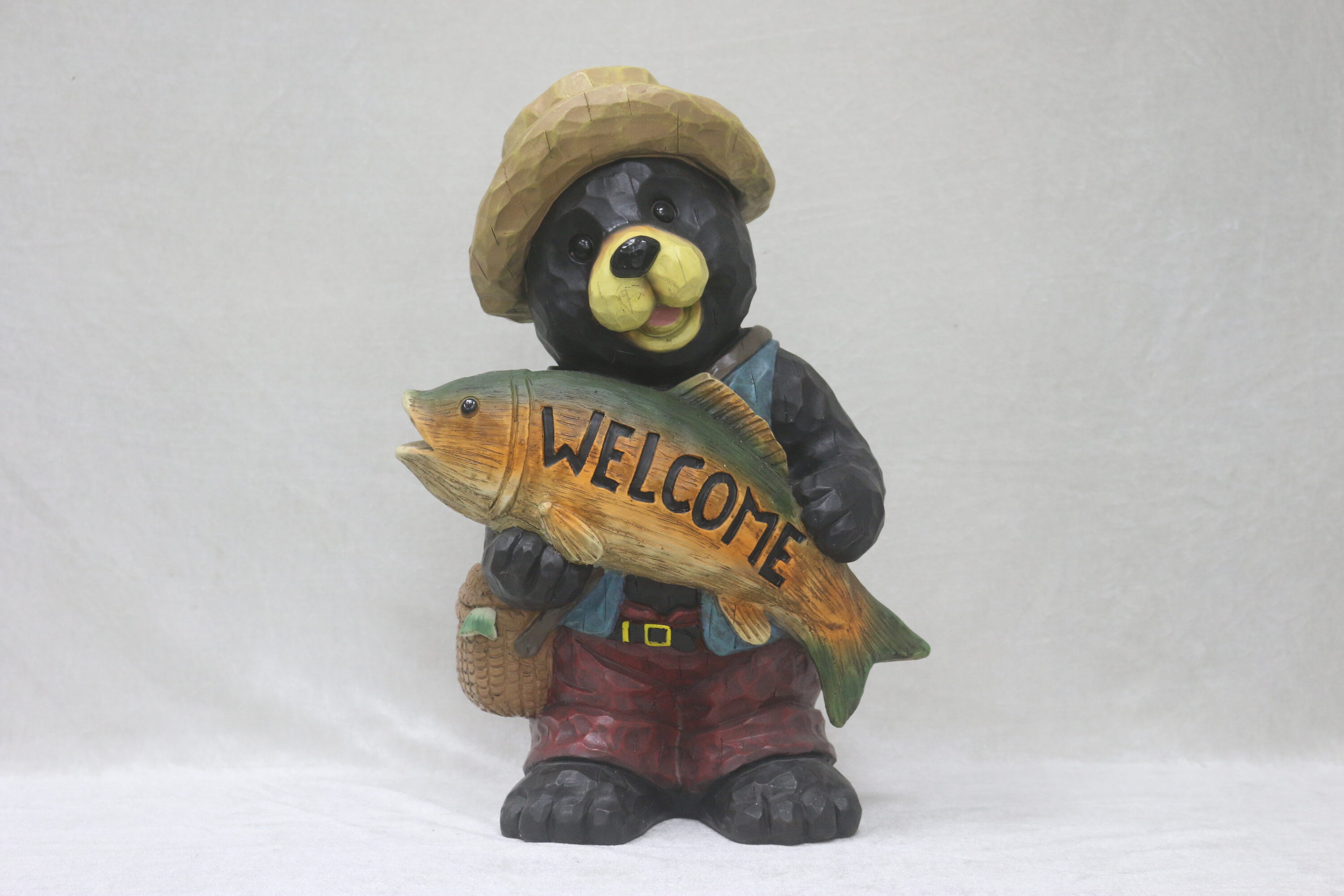 Hi-Line Gift 17-in H x 7-in W Brown Bear Garden Statue in the Garden ...