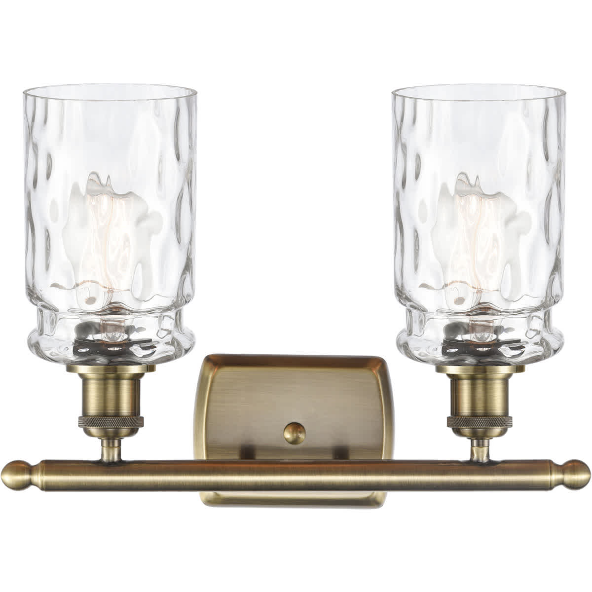 Innovations Lighting 516-2W-AB-G352-LED Ballston Candor Bathroom Vanity ...