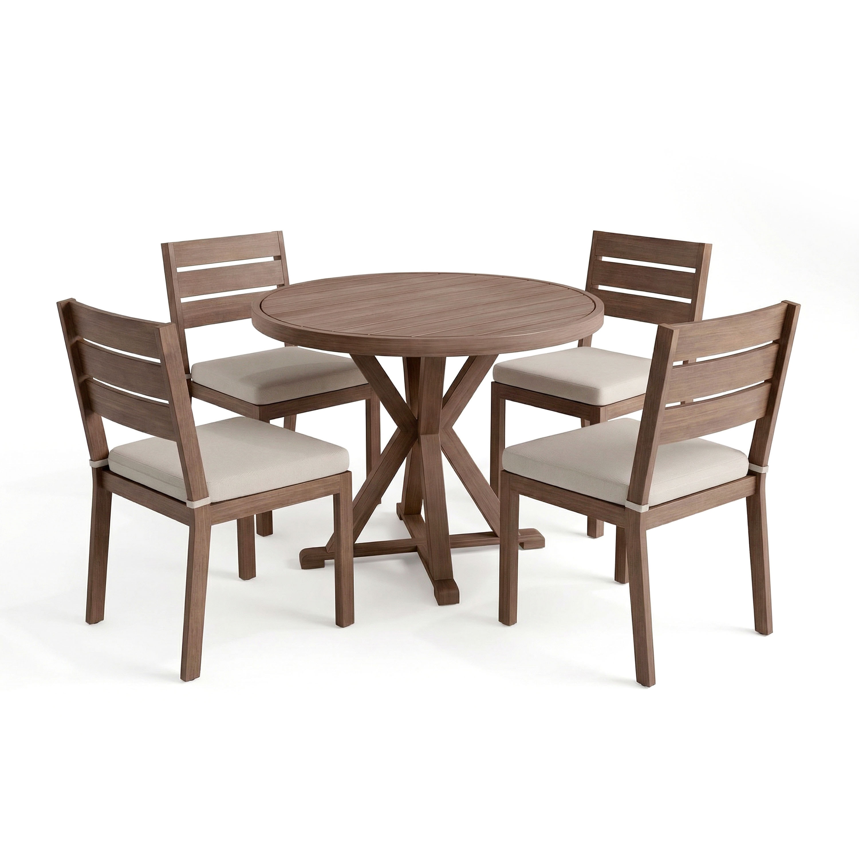 Martha Stewart Round-Shaped-Table Patio Dining Sets at Lowes.com