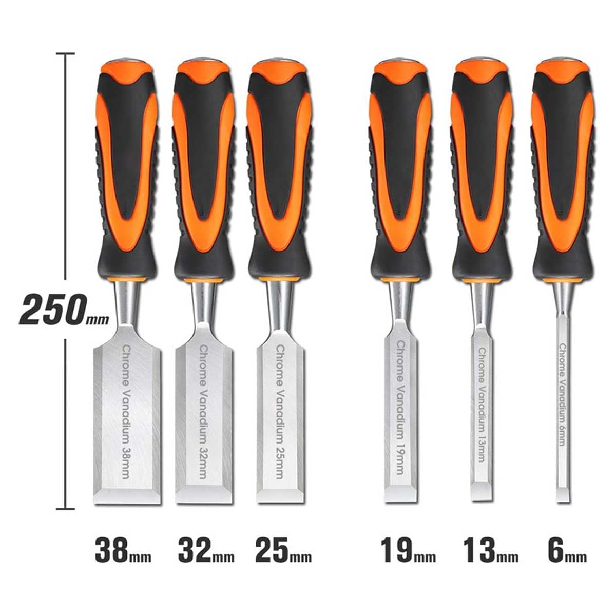 Aoibox 10pcs Premium Wood Chisel Set with Honing Guide Sharpening Stone ...