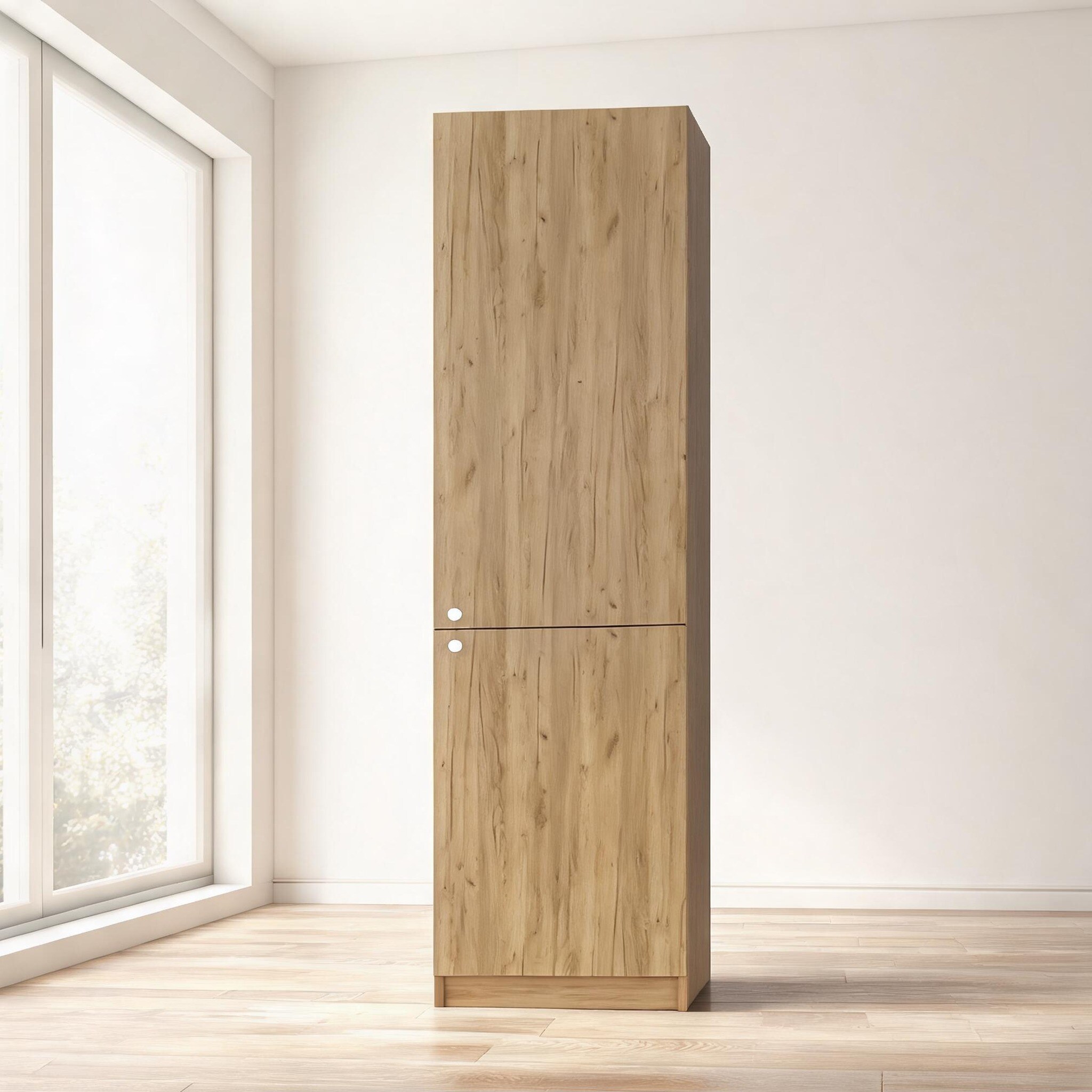 Watnature Modern Minimalist Vertical Storage Bookcase Cabinet 5-Shelf ...