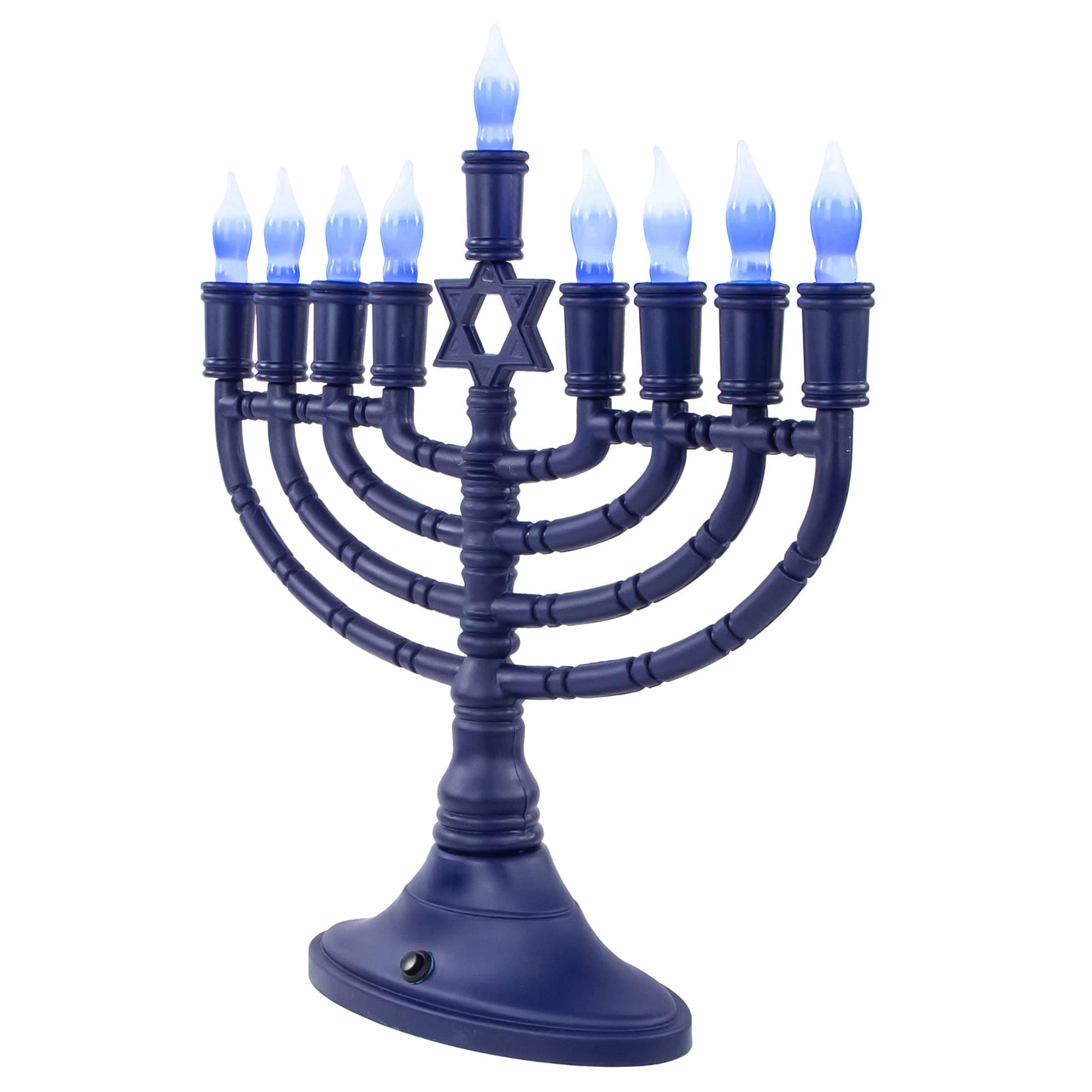 Rite Lite 15 inch Premium Blue Large LED Electric Menorah with ...