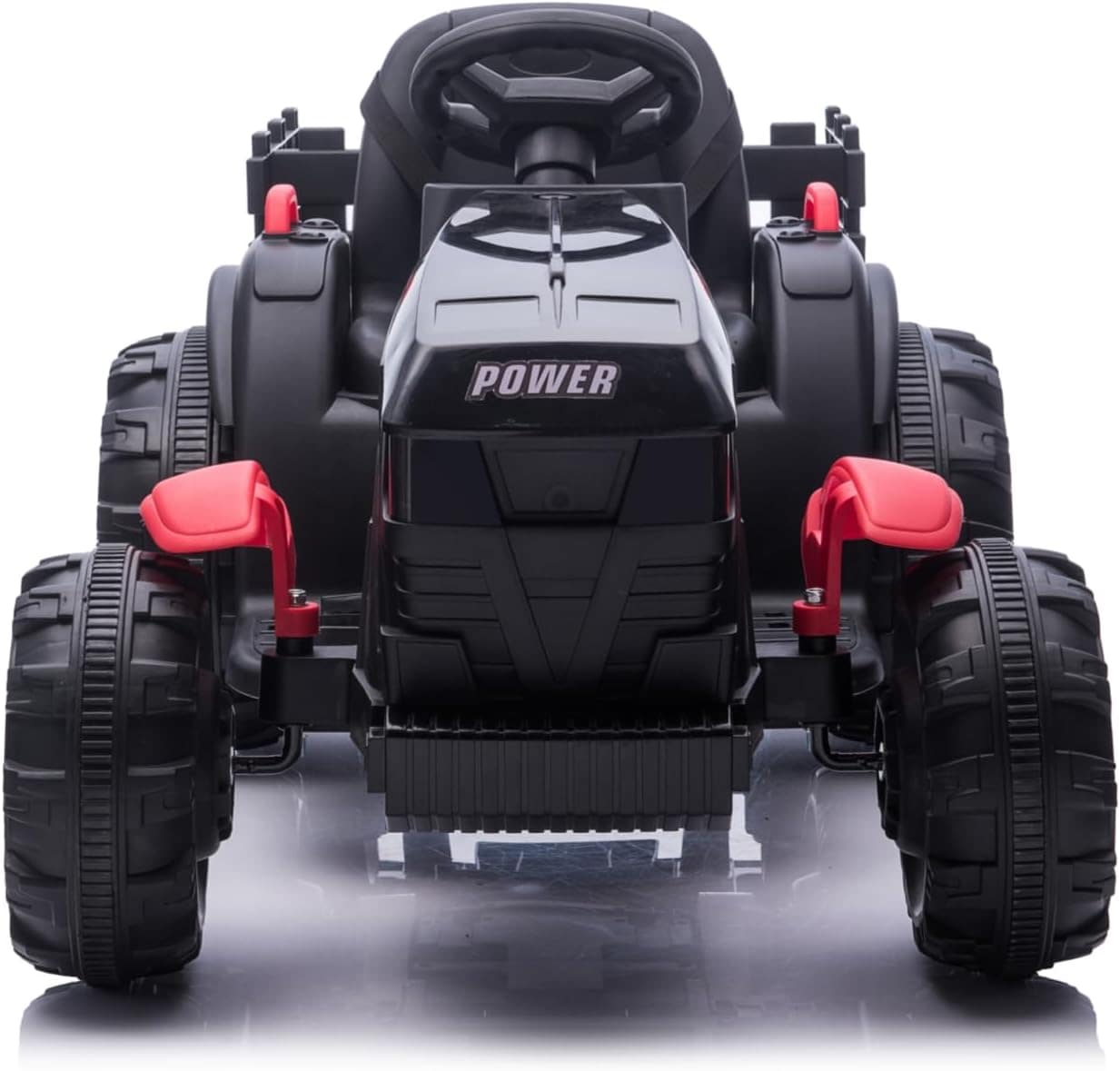 Garvee Ride On Tractor Toy for Kids 12V Ride On Toy with Trailer Remote ...