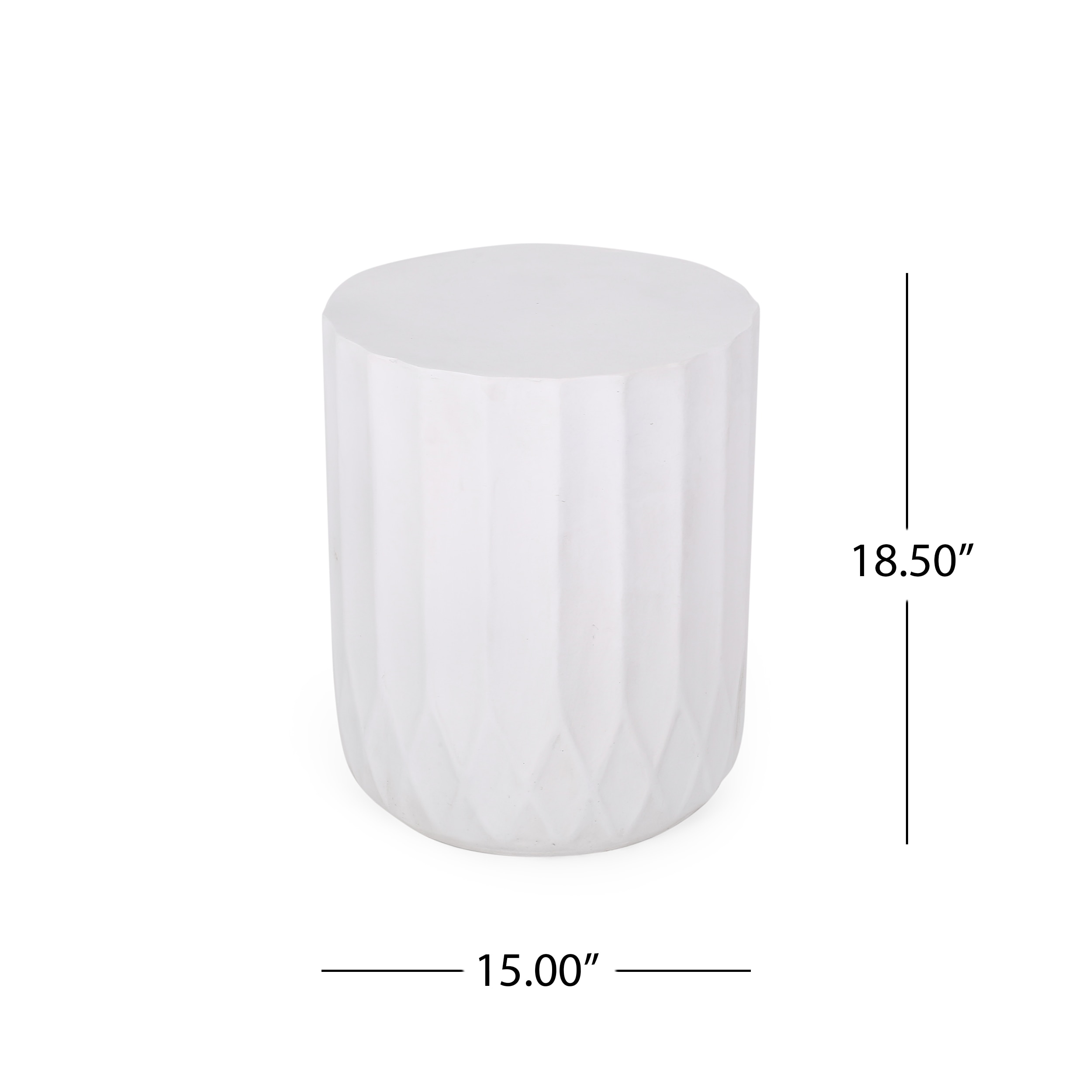 Christopher Knight Home Alcona Outdoor Lightweight Concrete Side Table ...