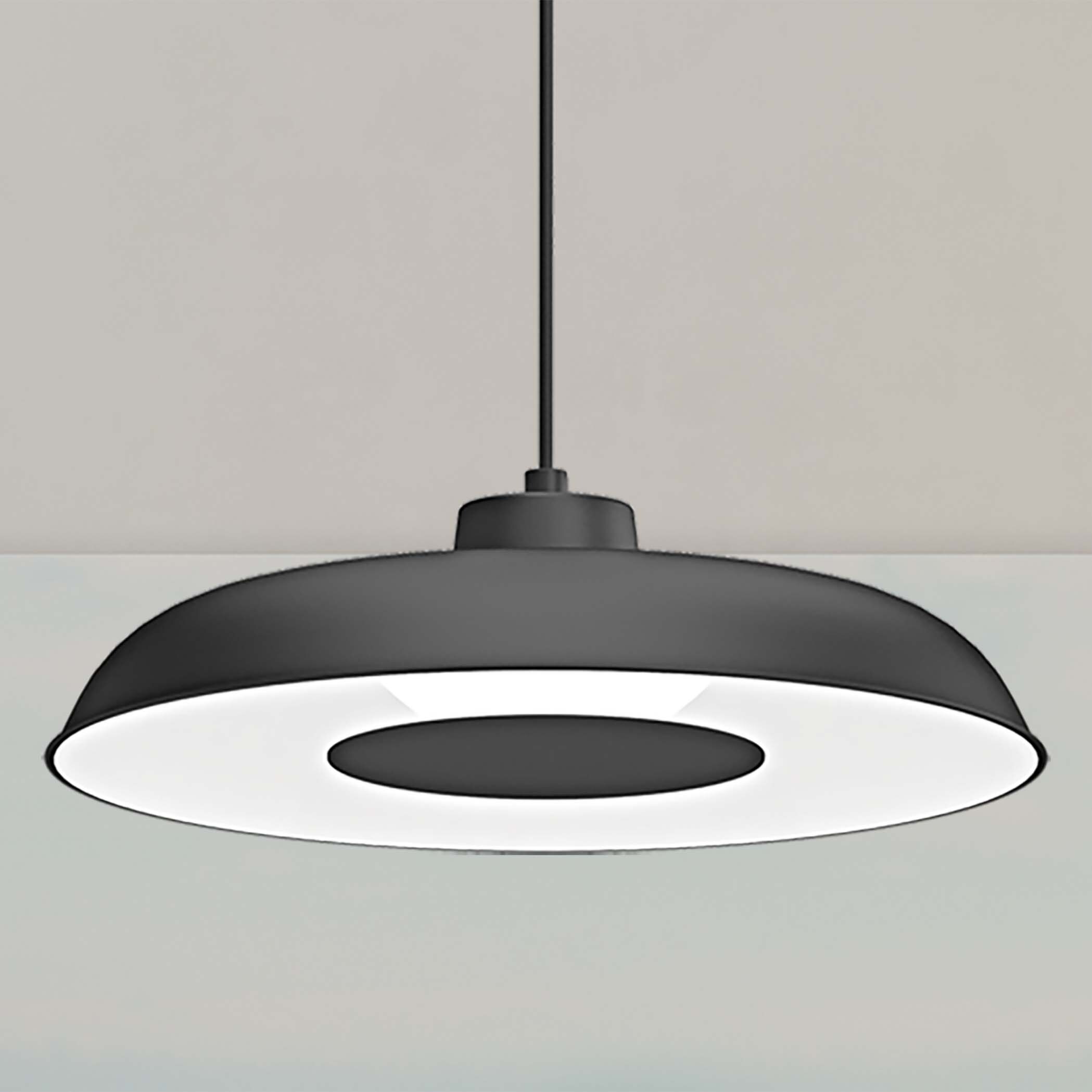 Volume Lighting 1 -Light Black Modern/contemporary Dome Integrated LED ...