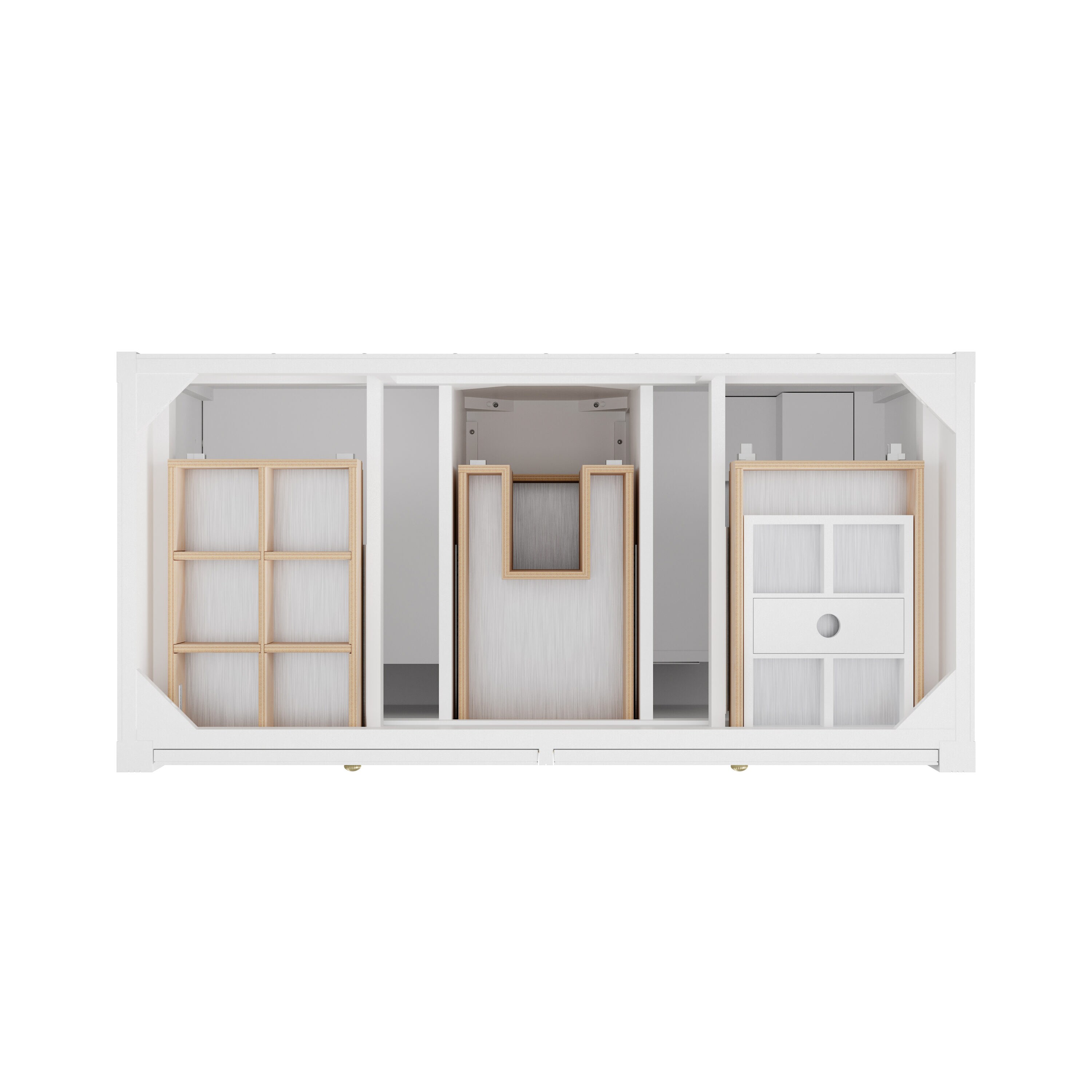 James Martin Vanities Bellshire 48-in Bright White Undermount Single ...