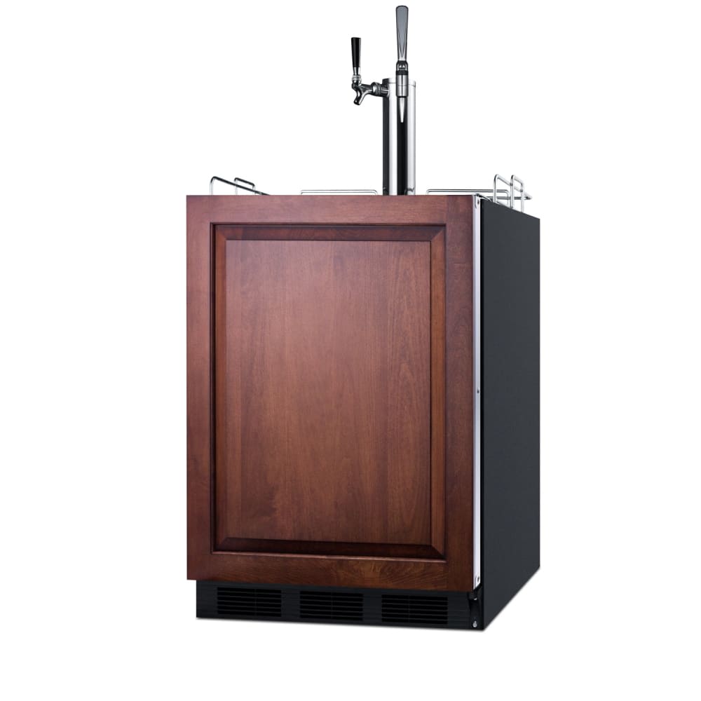 Summit SBC58BLBIADACMTWIN 24 Inch Wide 5.5 Cu. ft BuiltIn Coffee Double ...
