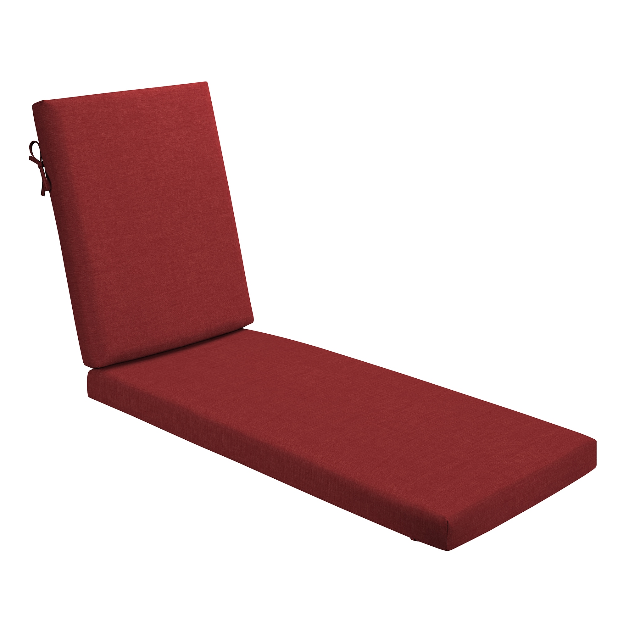 ARDEN 46-in x 21-in Ruby Red Leala Patio chaise lounge chair cushion in ...