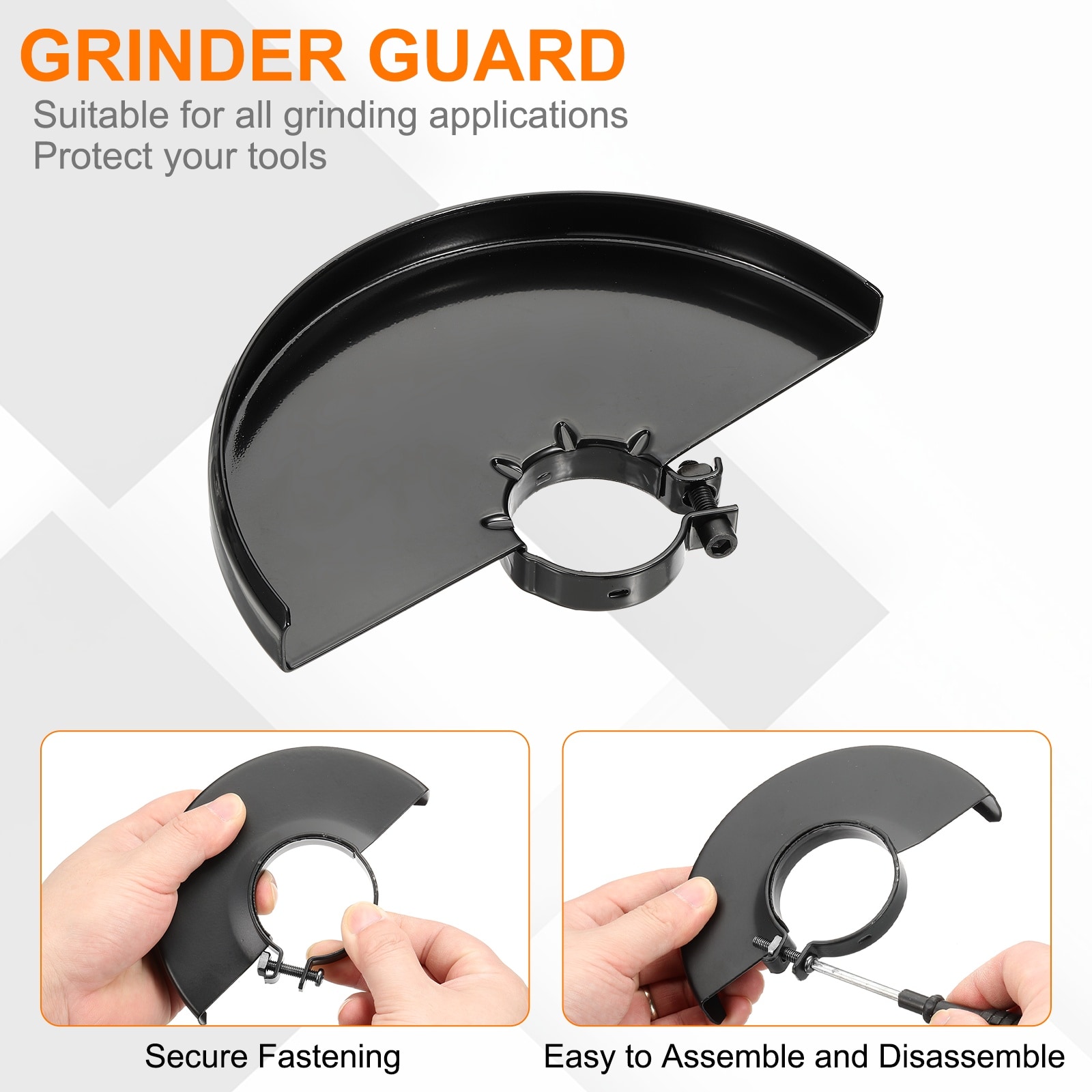 PATIKIL Angle Grinder Guard 9-1/2 Inch (240mm) 2.13 Inch Dia Metal ...