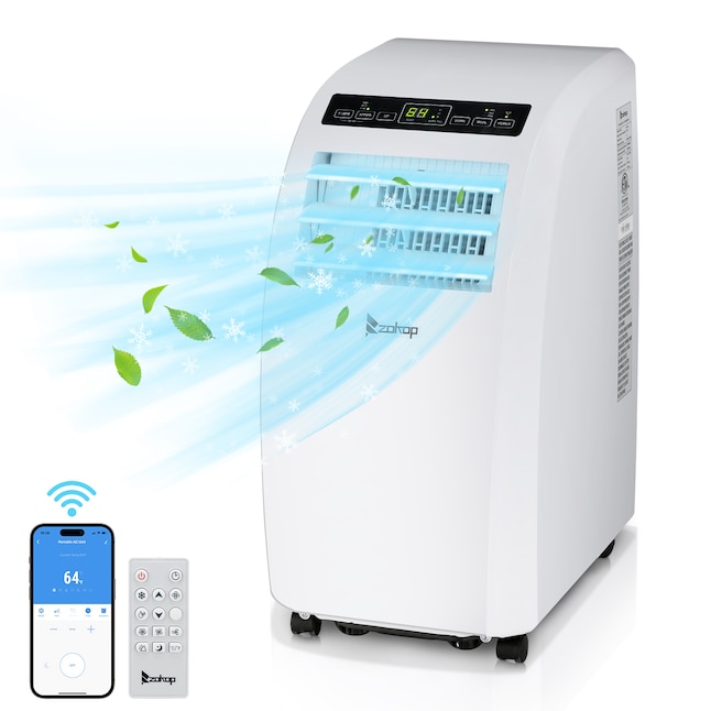 Winado 7760 Btu Doe 115 Volt White Vented Wi Fi Enabled Portable Air