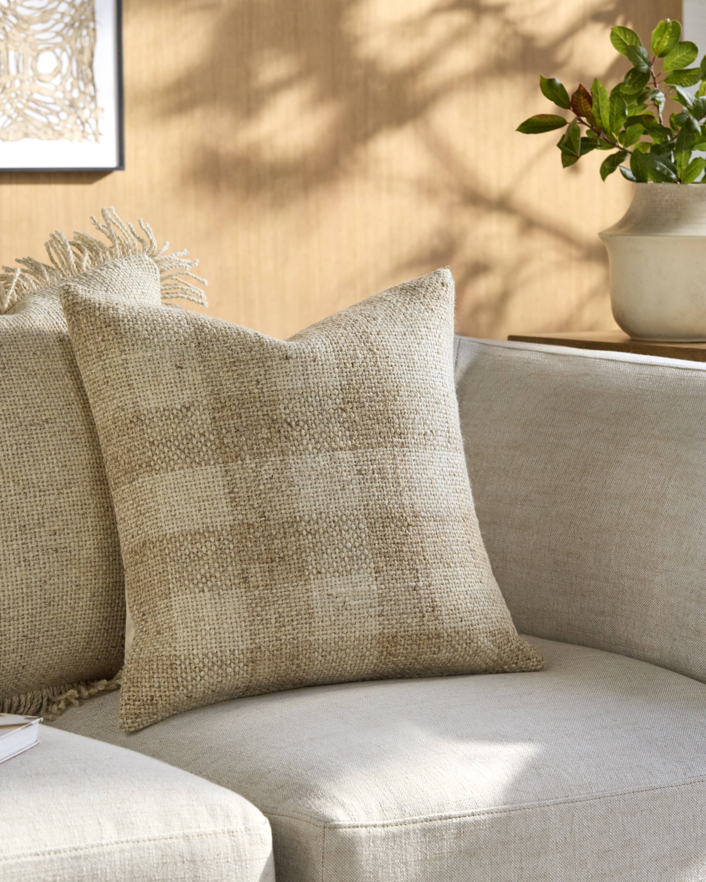 Livabliss Becki Owens Ladera 18-in x 18-in Beige Sand Square Indoor ...