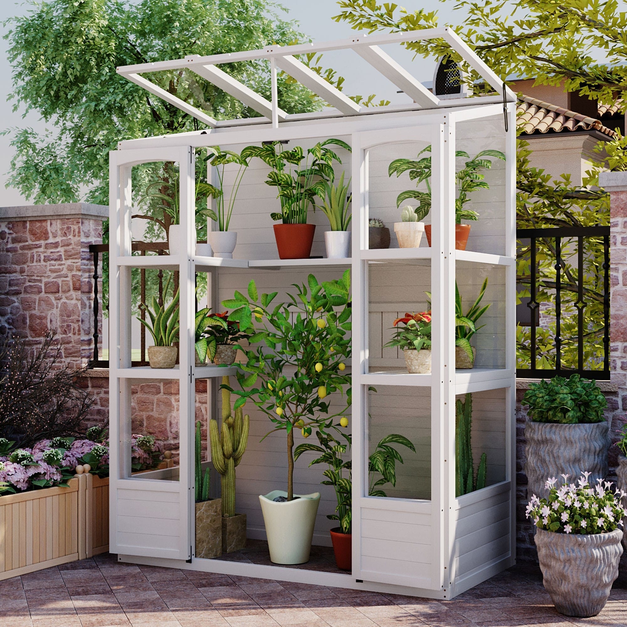 6.1-Foot-Tall Greenhouses & Accessories at Lowes.com
