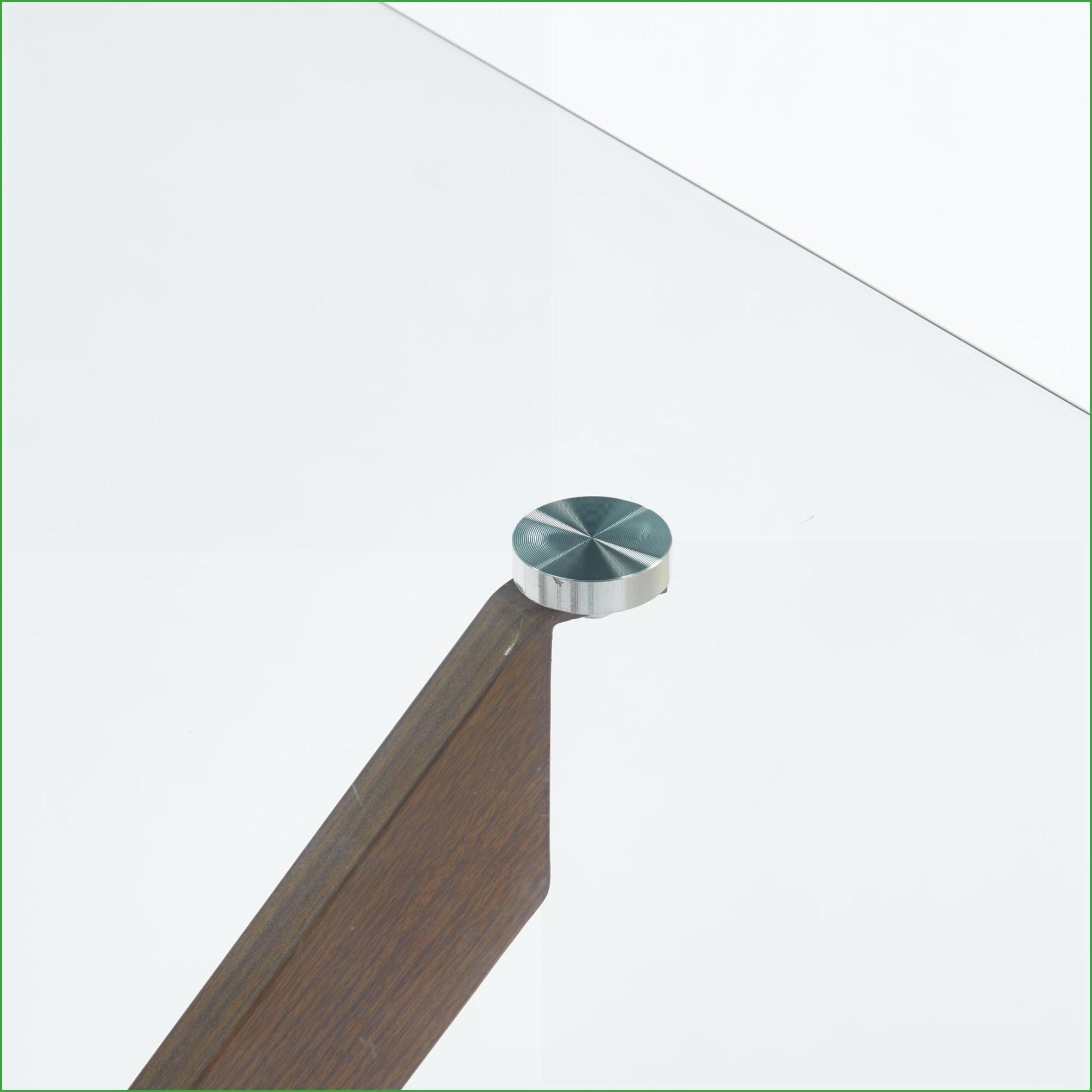 Watnature Space Saving Walnut Coffee Table with Tempered Glass Top amp ...