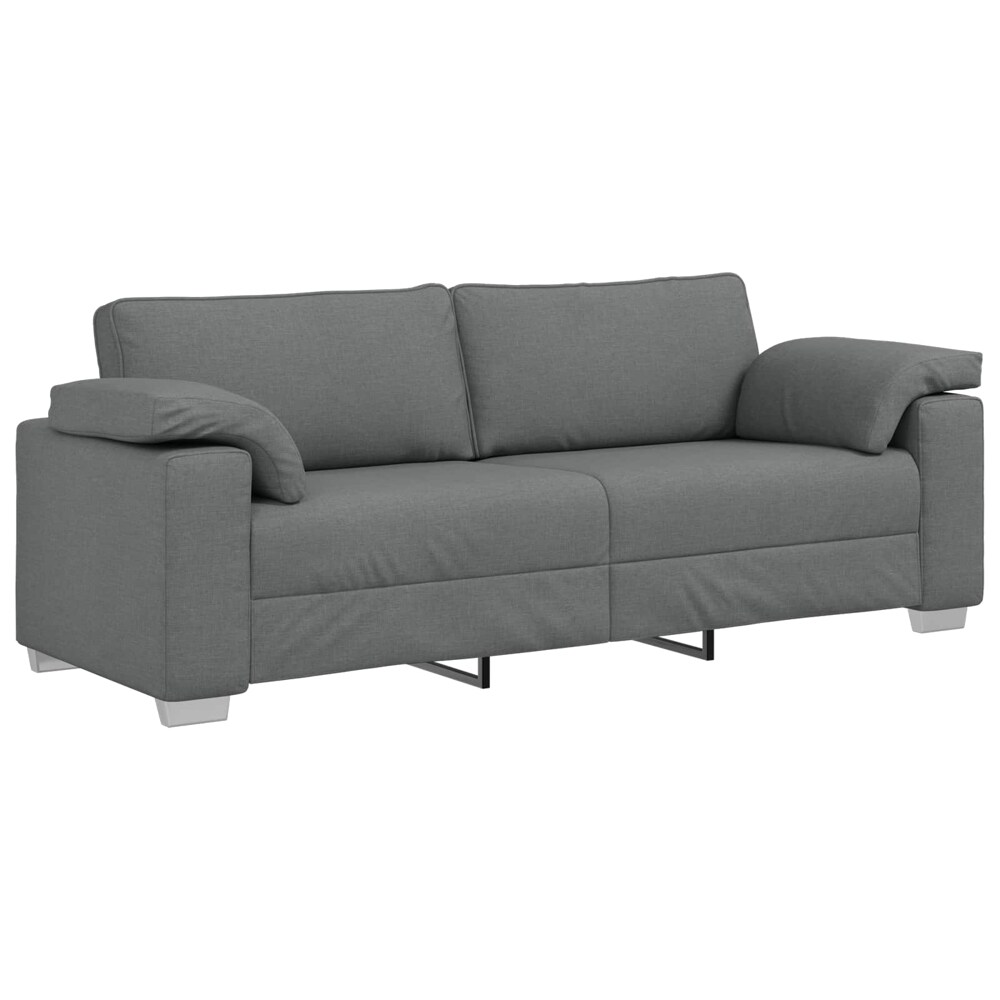 vidaXL Sofa Dark Grey 86.22 x 31.50 x 32.28 in Fabric in the Couches ...