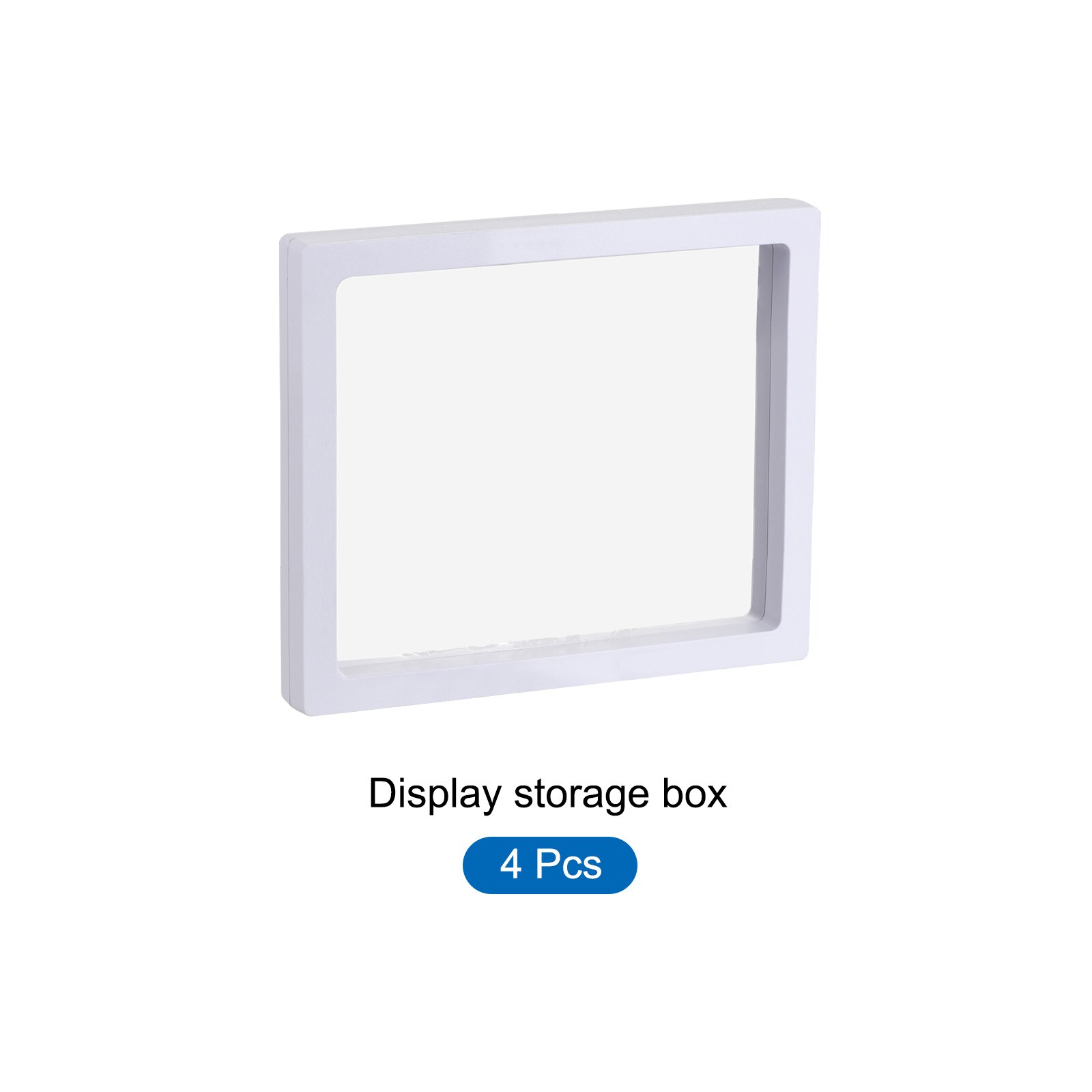 Unique Bargains Floating Frame Display Holder Stand 3D Jewelry Display ...