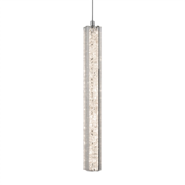 elan Neruda Chrome Modern/Contemporary Clear Glass Cylinder LED Medium ... elan Neruda Chrome Modern/Contemporary Clear Glass Cylinder LED Medium ...