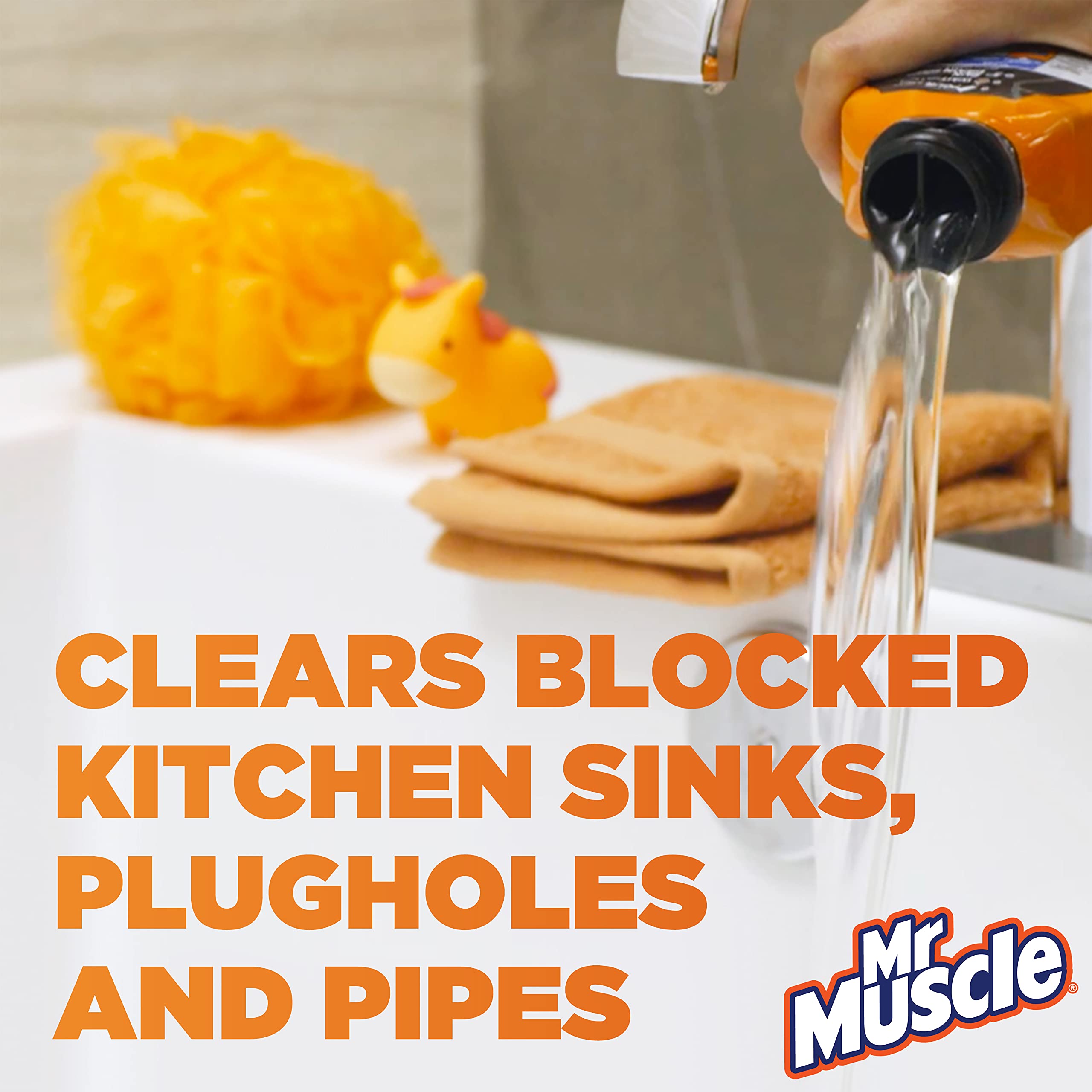 Mr Muscle Mr. Muscle Sink and Drain Gel Cleaner Clear Blocked Sinks ...
