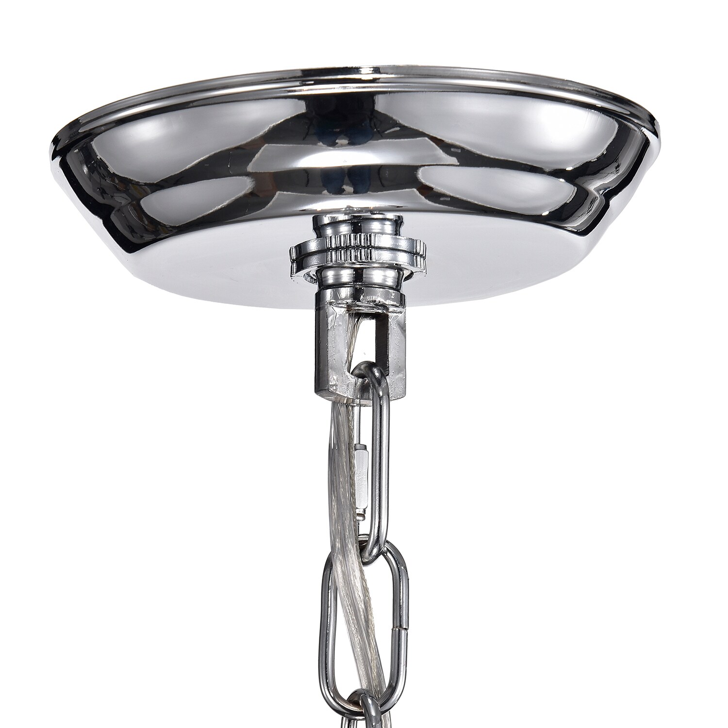 Edvivi 4-Light Redwood and Chrome Farmhouse Teardrop Led, Medium ...