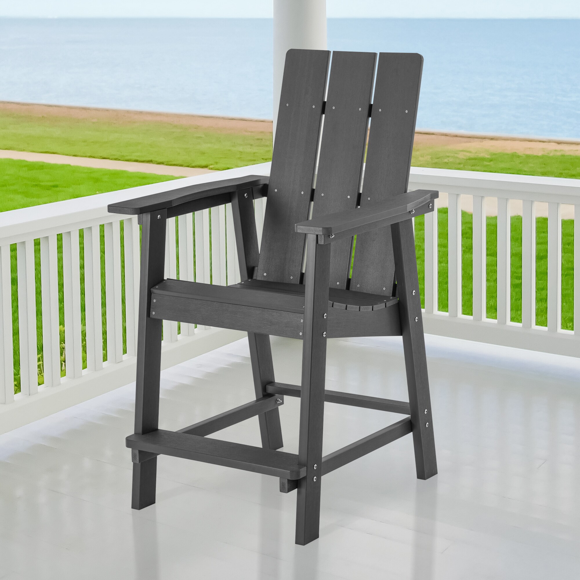 Charcoal adirondack chair store