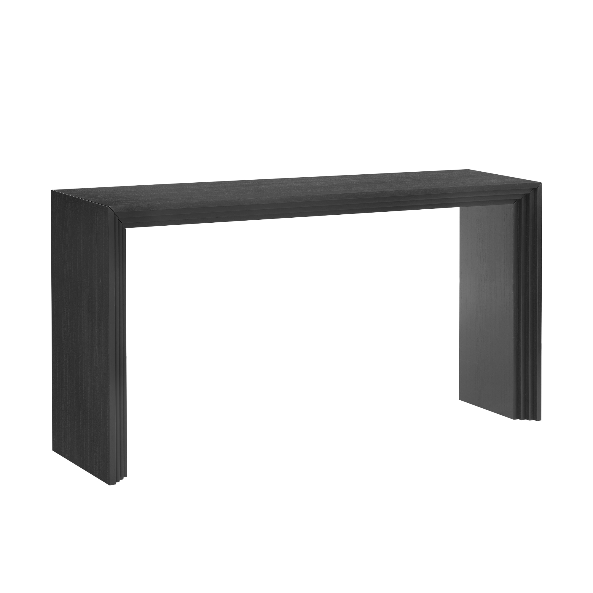 ModernLuxe Modern Style Console Table made of Paulownia Solid Wood ...