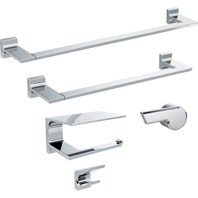 Delta Pivotal 8-in Polished Chrome Wall Mount Single Towel Bar at Lowes.com Delta Pivotal 8-in Polished Chrome Wall Mount Single Towel Bar at Lowes.com