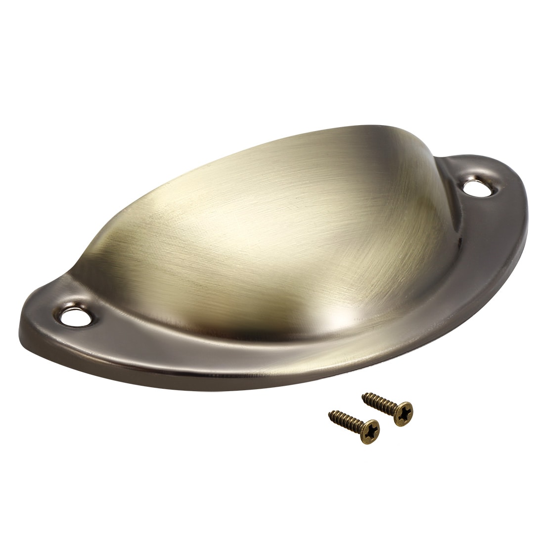 Unique Bargains Cup Pulls Carbon Steel Shell Pull Handles Bronze Tone ...