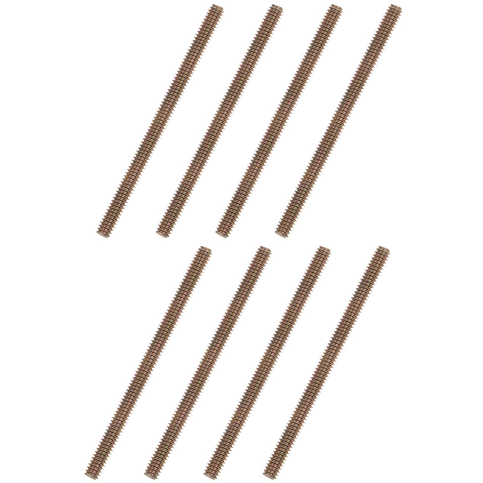 Unique Bargains 8pcs Zinc Fully All Threaded Rod 1/4in-20 4in Length ...