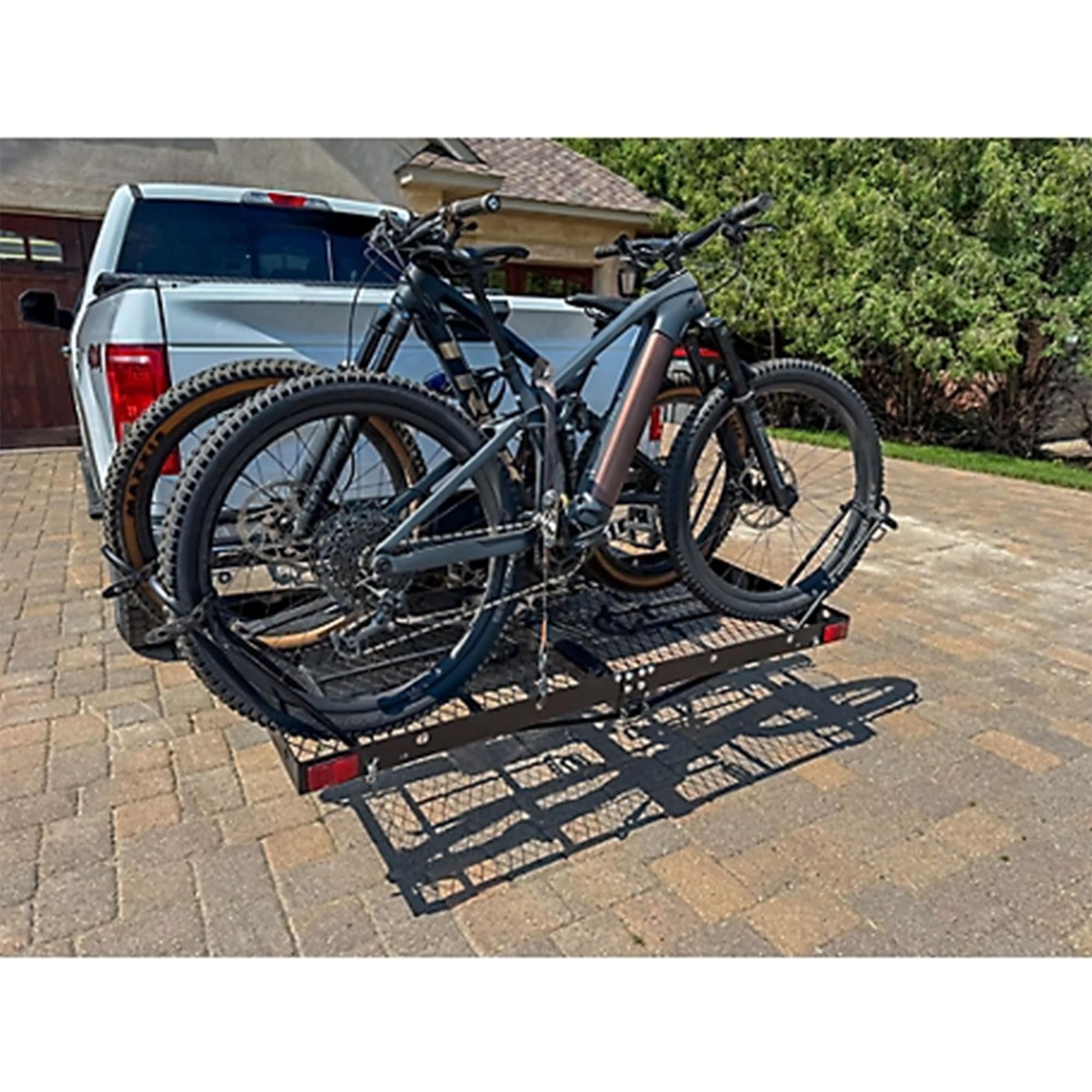 Tow Tuff Fat Tire Bike Cradle Kit for 3 Bikes with Adjustable Straps in ...
