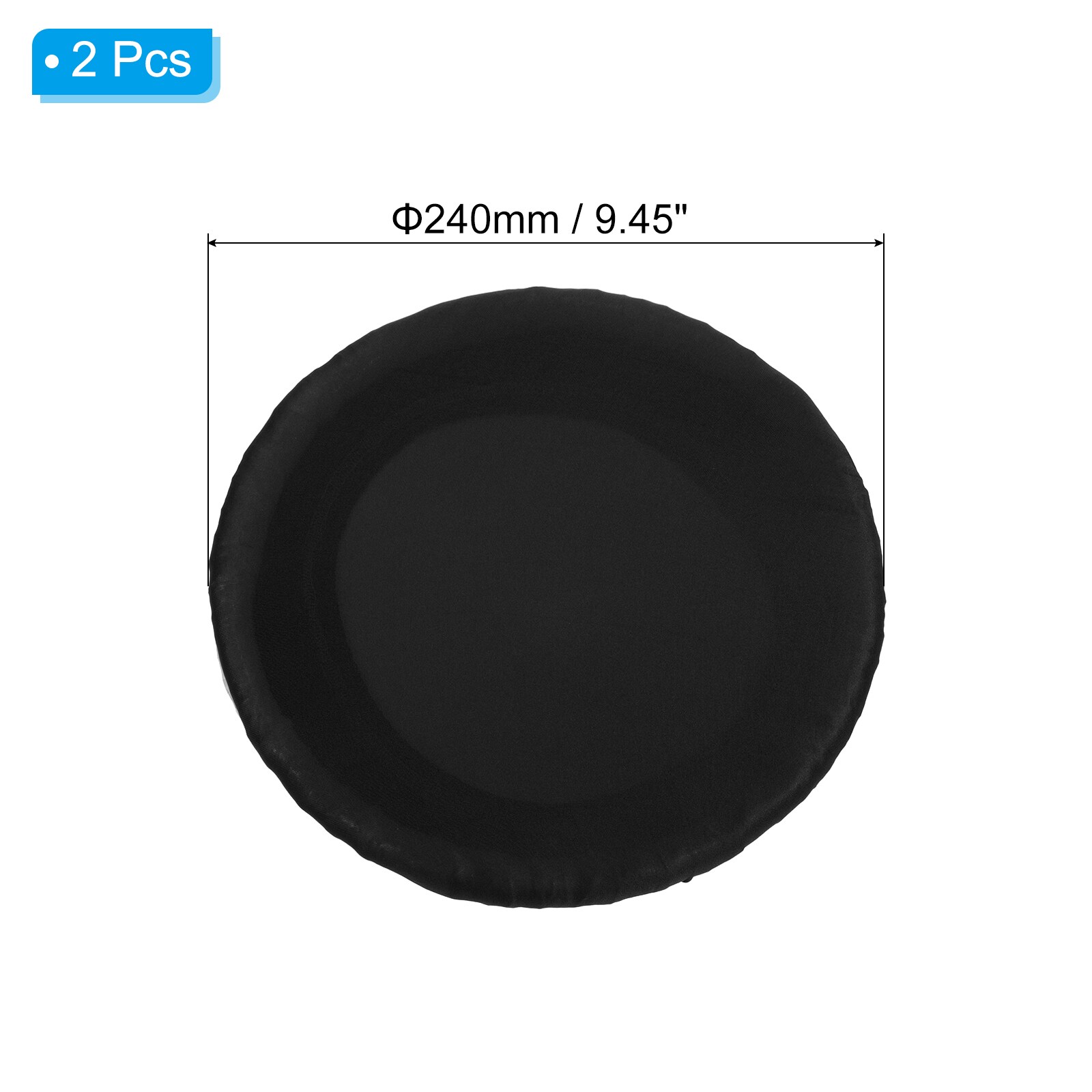 PATIKIL 9.5 Inch Round Bar Stool Cover 2pcs Washable Elastic Stool ...