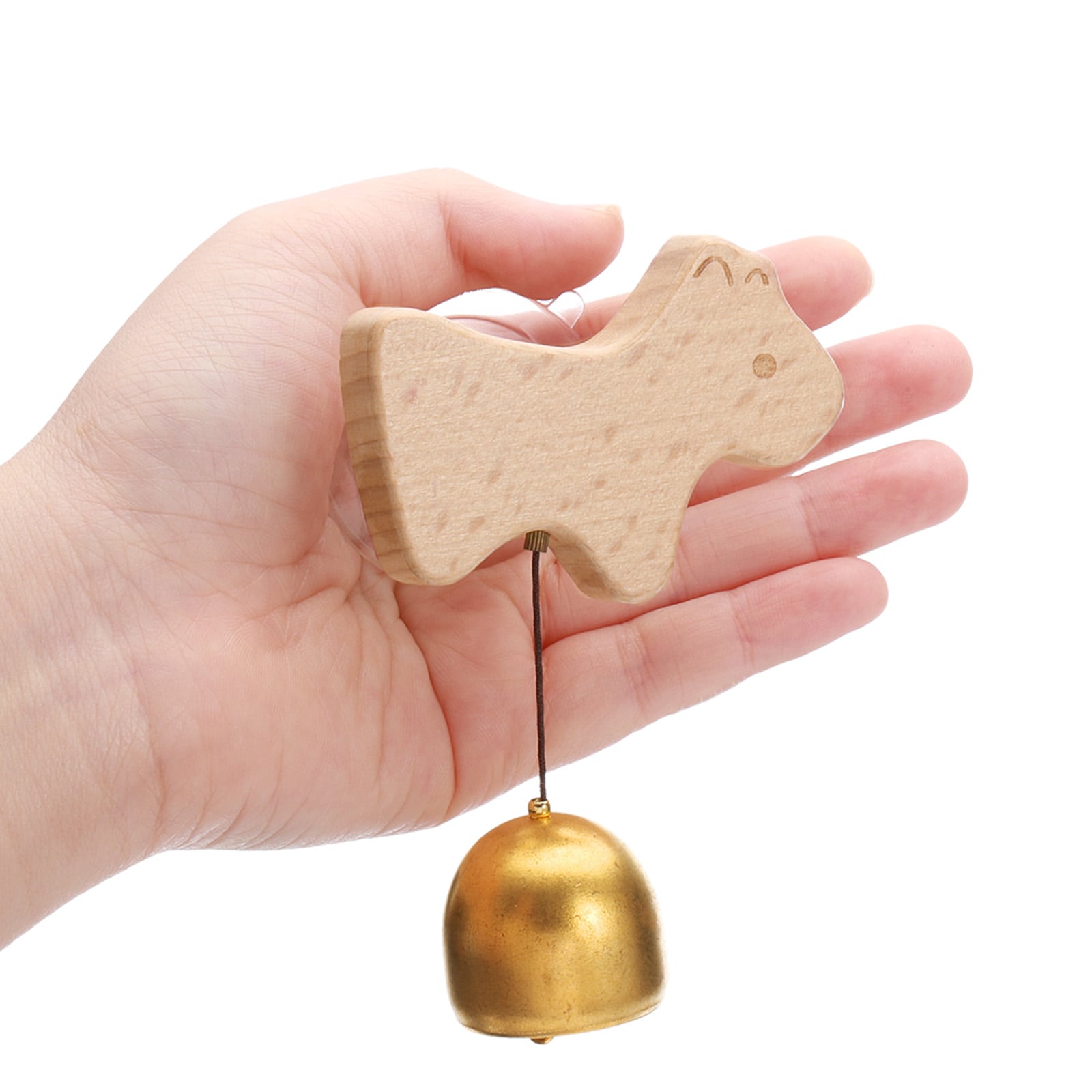 PATIKIL Shopkeepers Bell Wood Door Chime Hanging Door Bell Jingle Bells ...