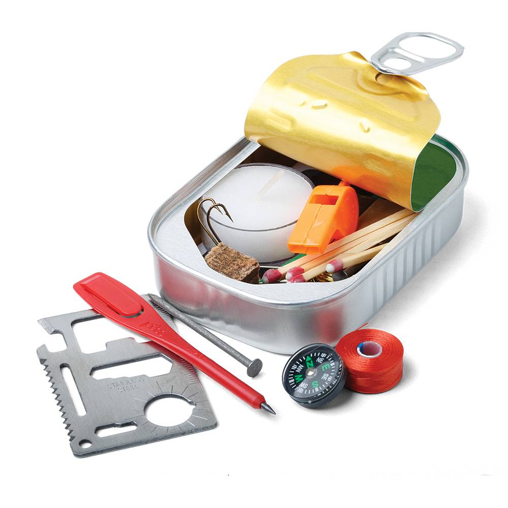 Lehman's Emergency Survival Kit Contains 30 Items in a Waterproof Can ...